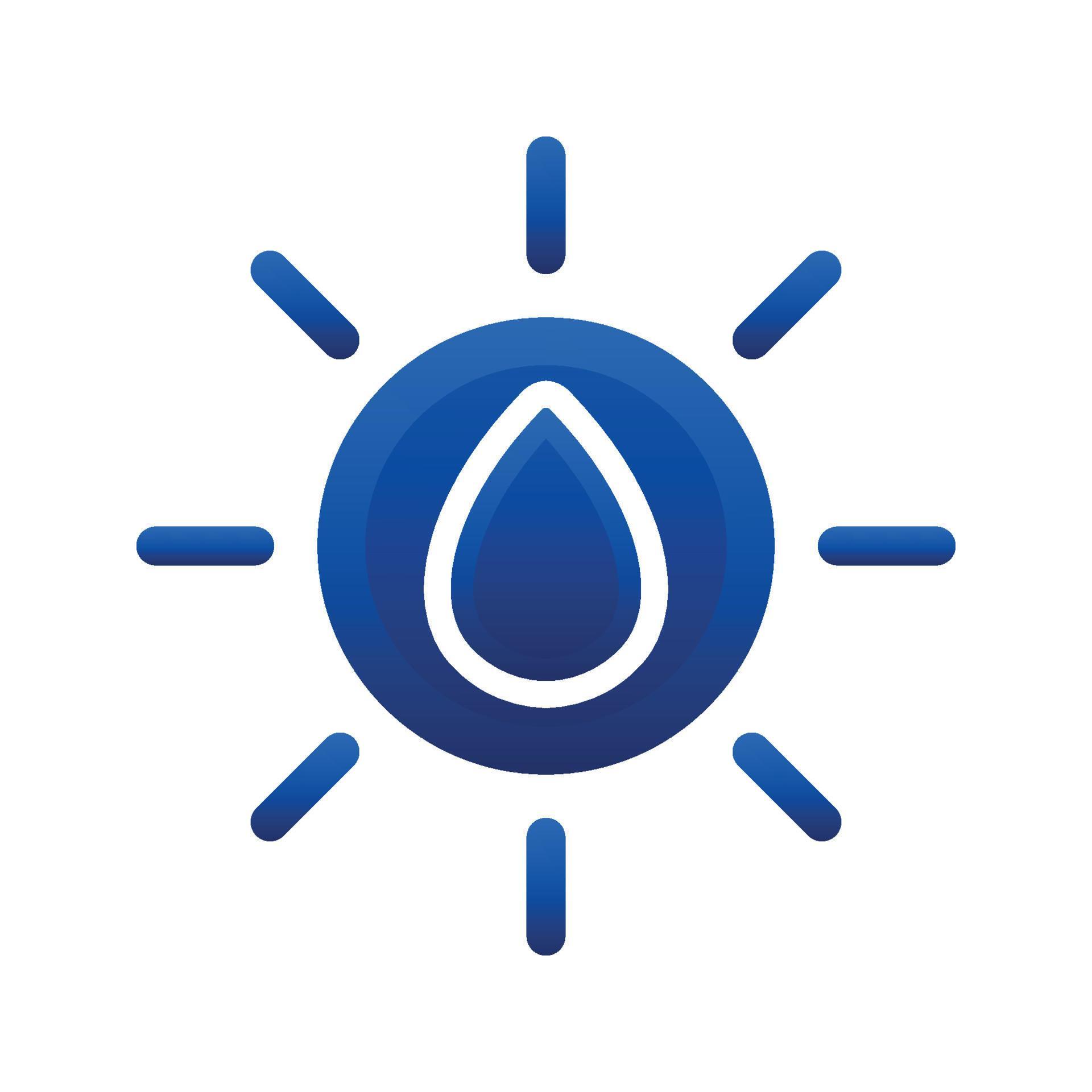 sun water logo gradient design template icon element 10619460 Vector Art at Vecteezy