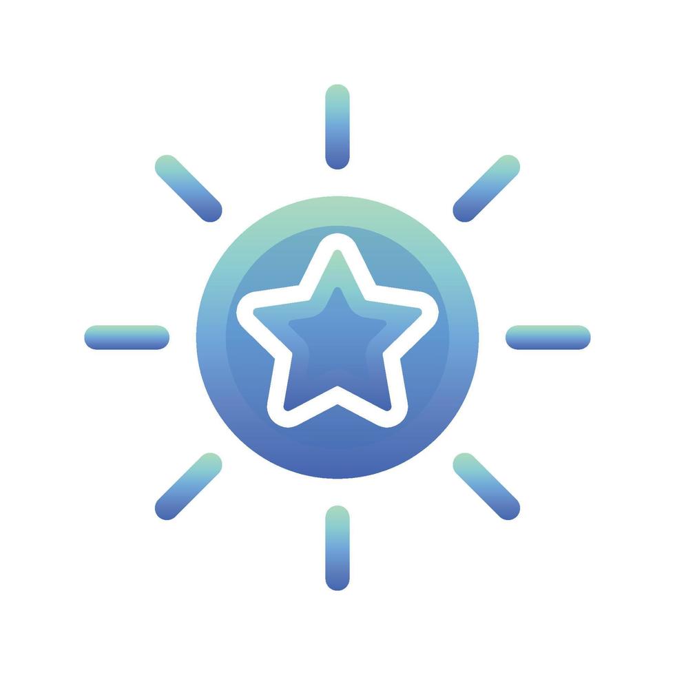 sun star logo gradient design template icon element 10619464 Vector Art at Vecteezy