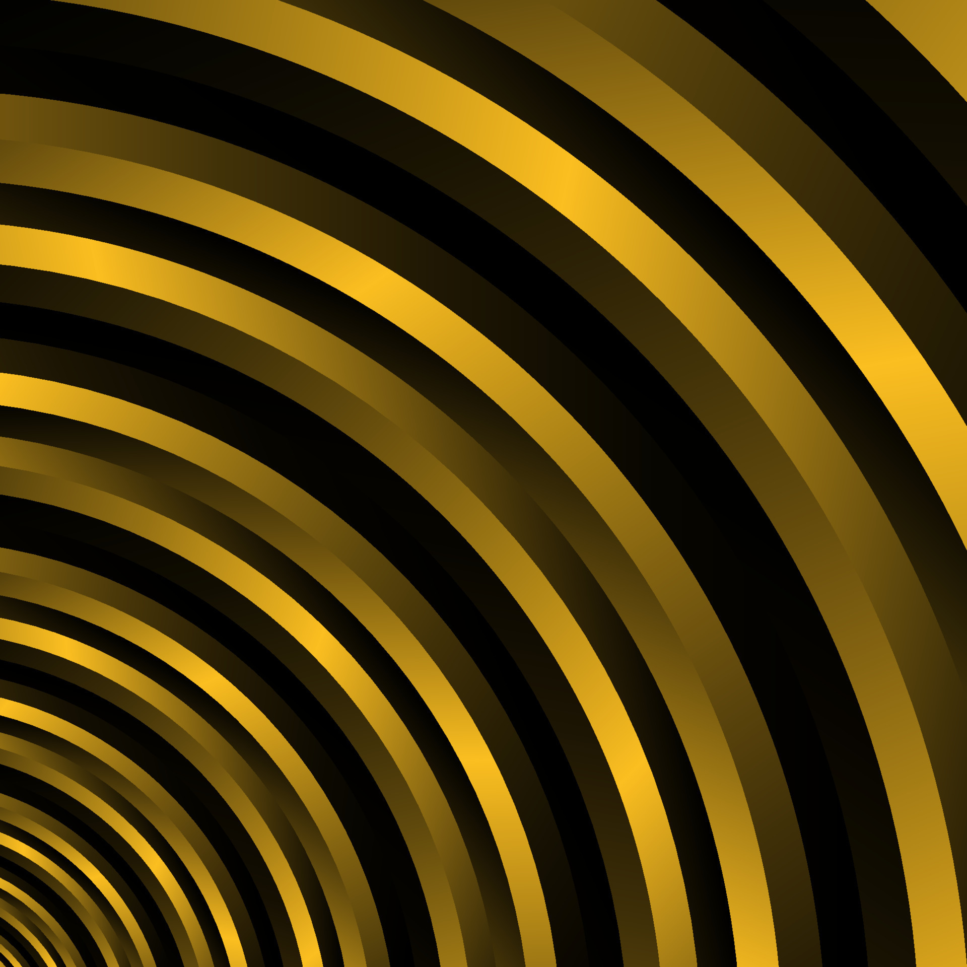 Abstract Curve Pattern In Gold And Black Gradient Color Creative Stripe Vector Background For