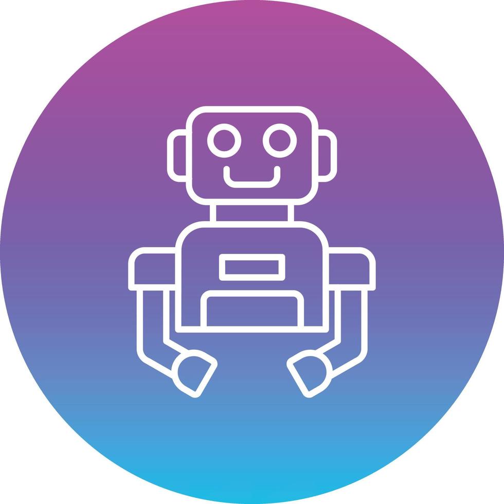 Robot Gradient Circle Line Inverted Icon 10621287 Vector Art at Vecteezy Robot Gradient Circle Line Inverted Icon 10621287 Vector Art at Vecteezy