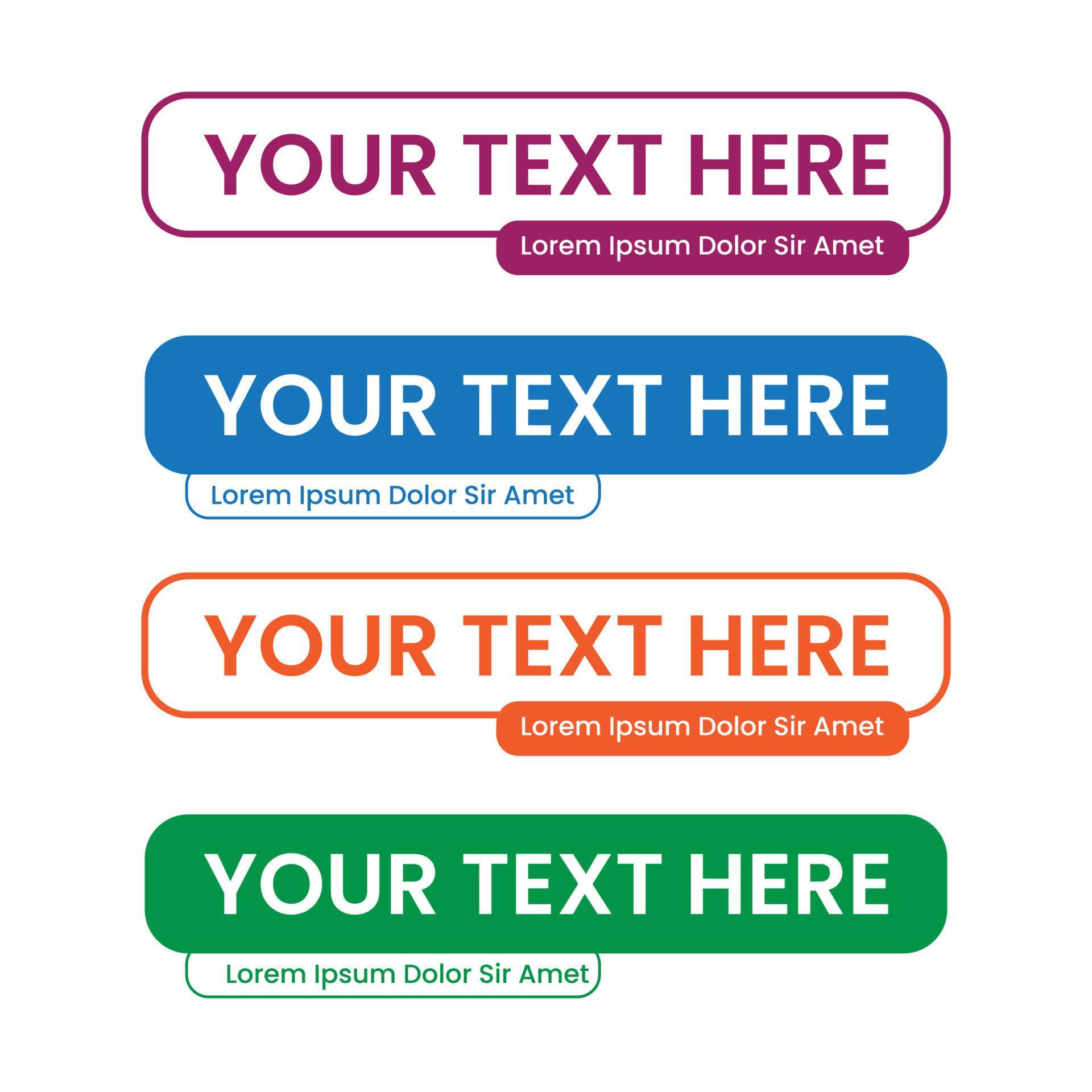 Lower Third Vector Template 10626708 Vector Art at Vecteezy
