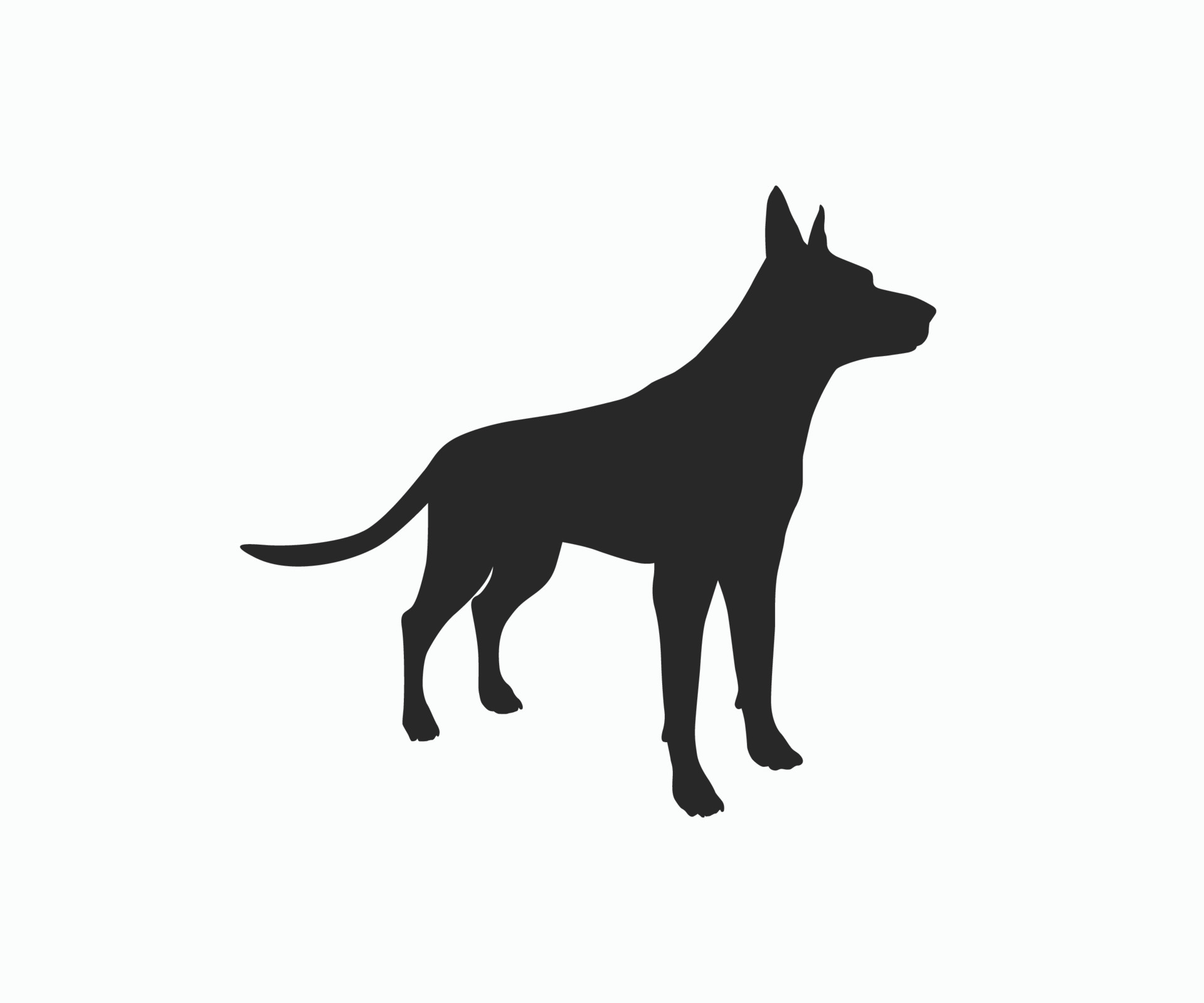 Dog Vector Icon Flat Design for Web. Dog Silhouette Illustration Stock ... Dog Vector Icon Flat Design for Web. Dog Silhouette Illustration Stock ...