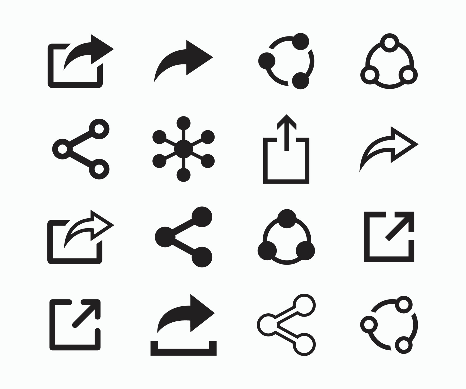 Share icon set vector template. Share Vector Icon Set Collections ... Share icon set vector template. Share Vector Icon Set Collections ...