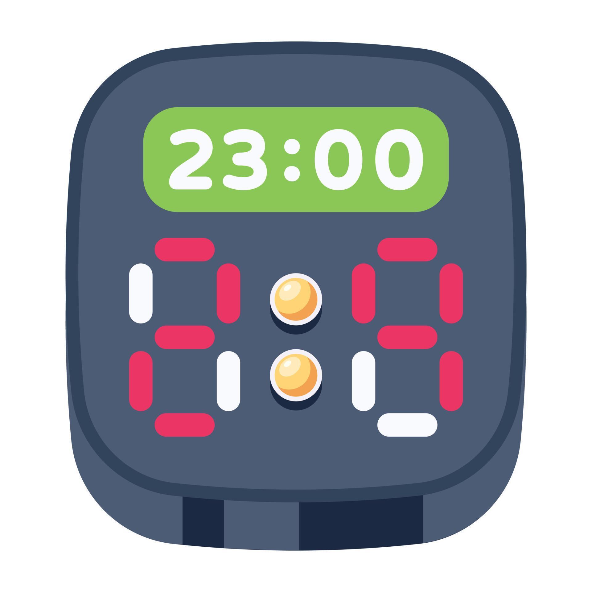 A customizable flat icon of a digital timer 10654813 Vector Art at Vecteezy