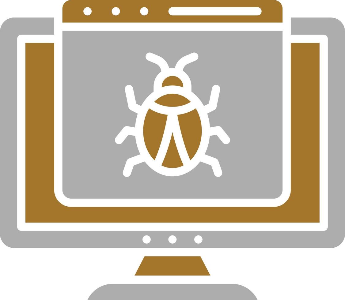 Computer Bug Icon Style 10657343 Vector Art at Vecteezy
