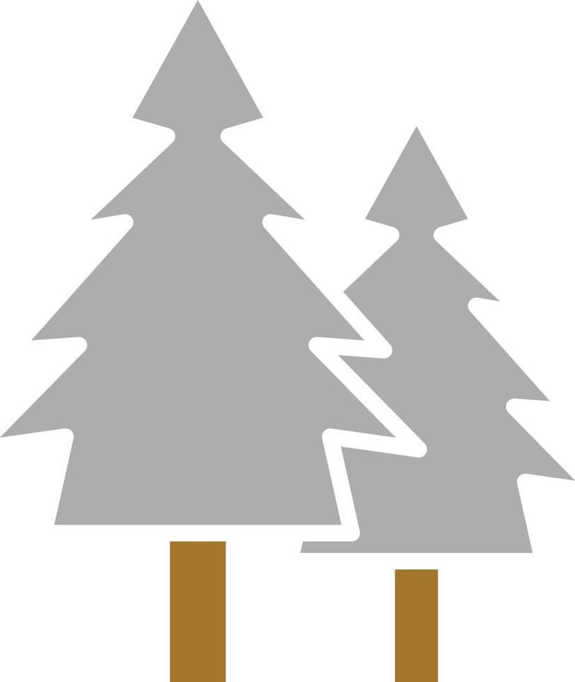 Pine Tree Icon Style 10667834 Vector Art at Vecteezy