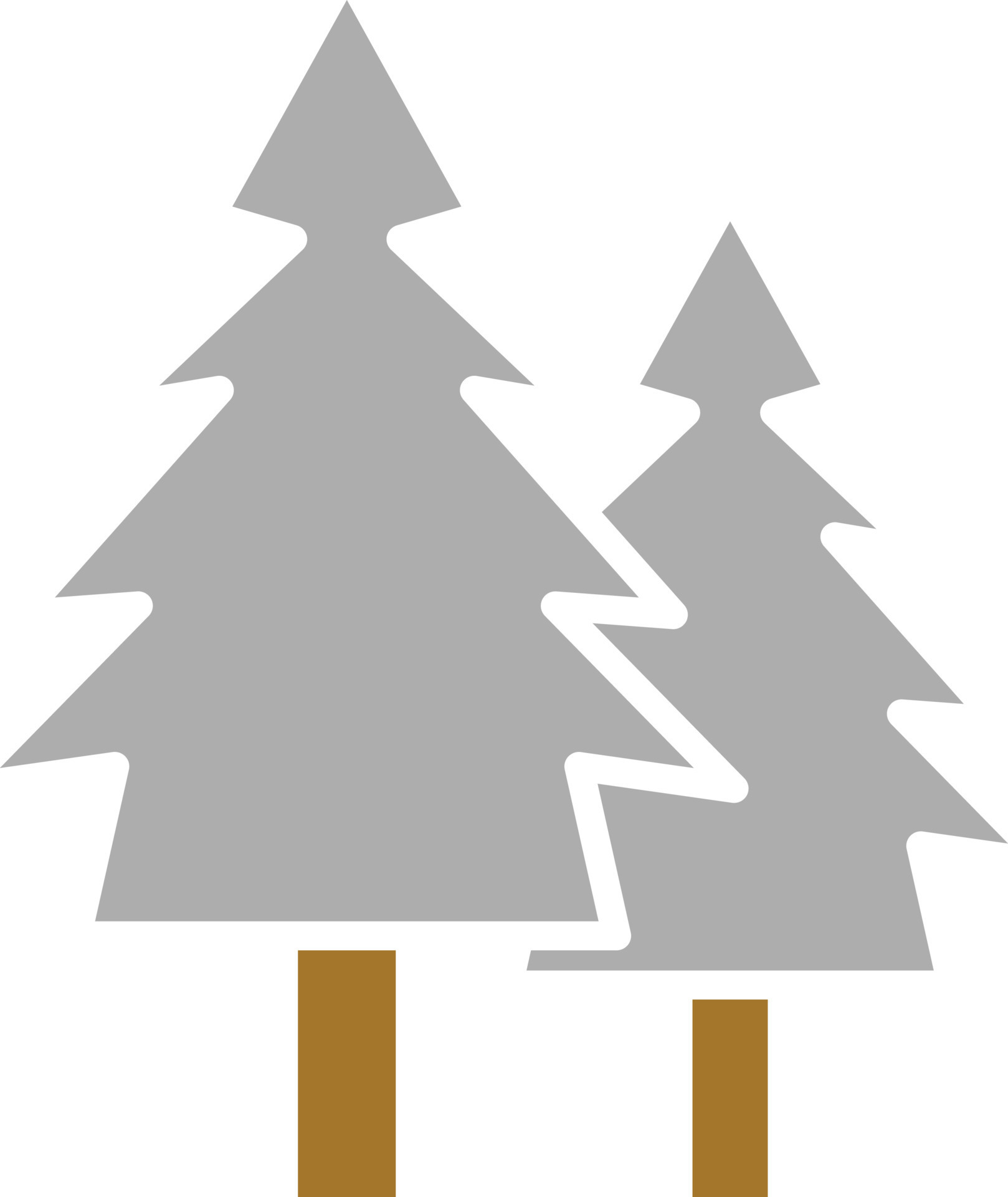 Pine Tree Icon Style 10667834 Vector Art at Vecteezy