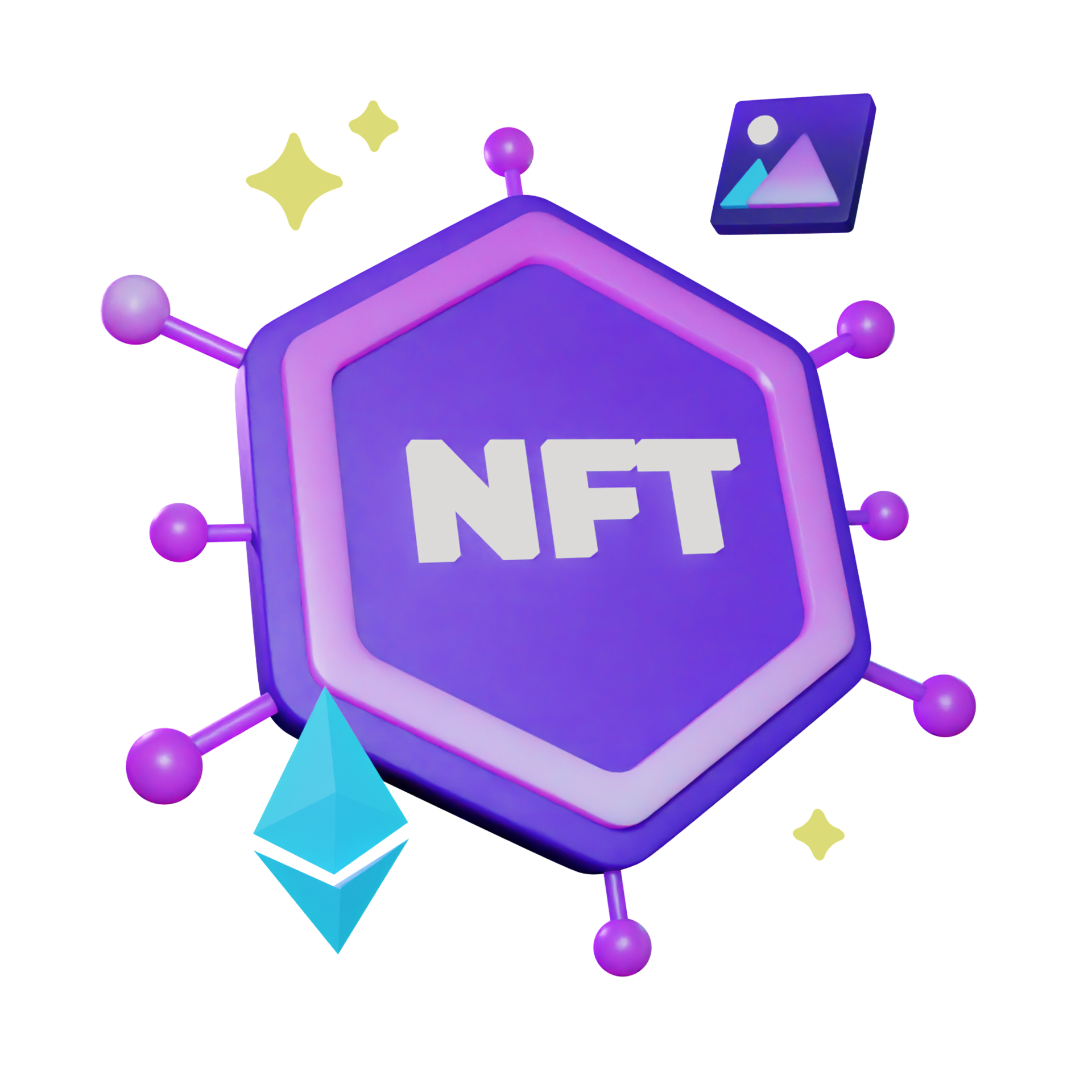 3D NFT Network PNG Illustration 10676849 PNG