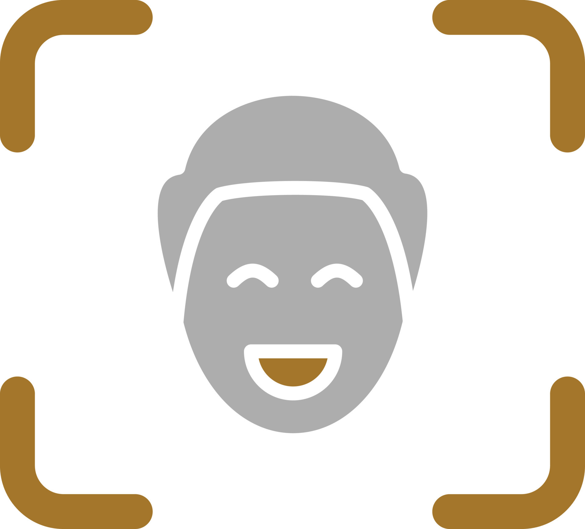 Facial Recognition Icon Style 10679606 Vector Art At Vecteezy