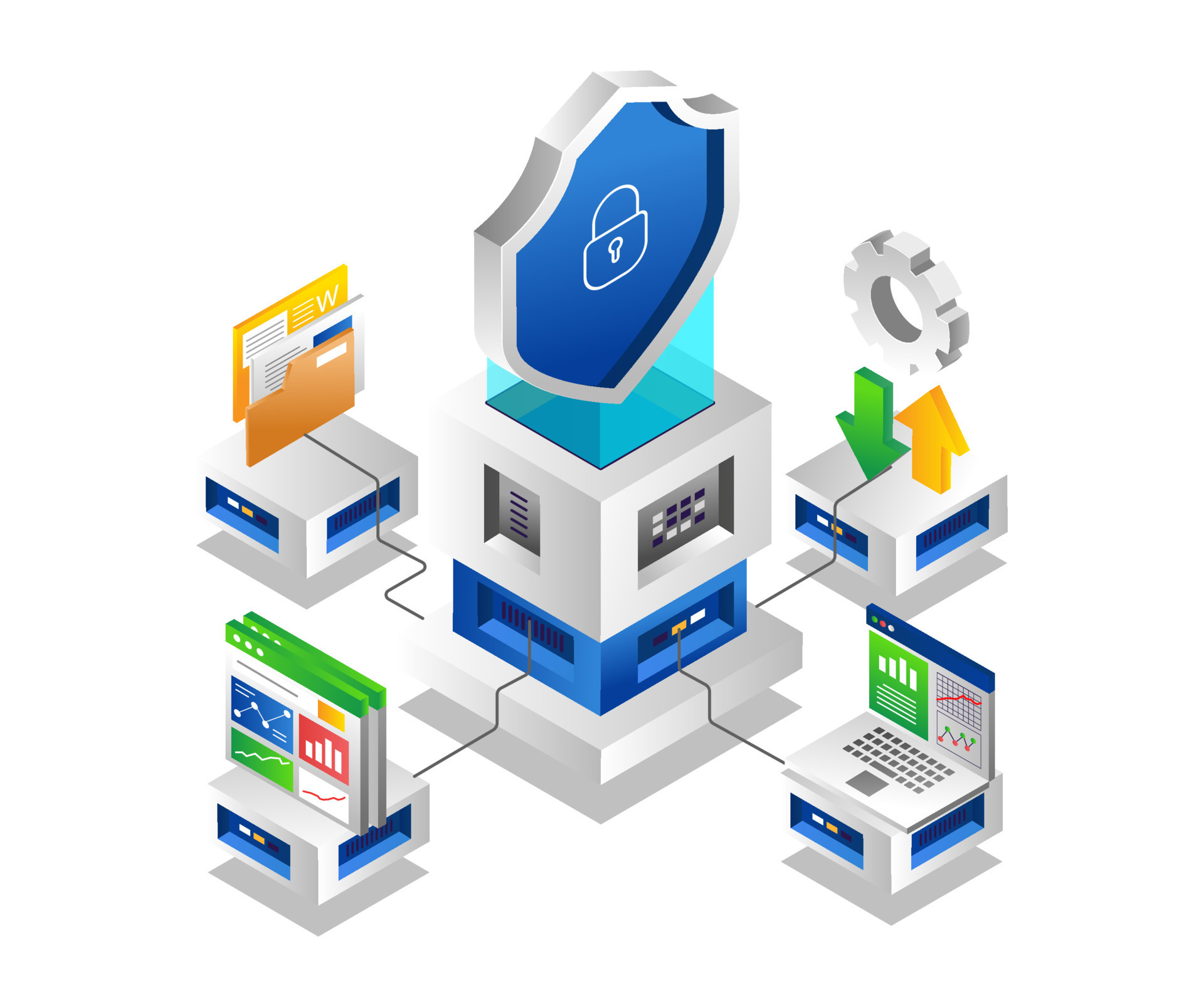 Data security technology cloud server network 10682260 Vector Art at ... Data security technology cloud server network 10682260 Vector Art at ...