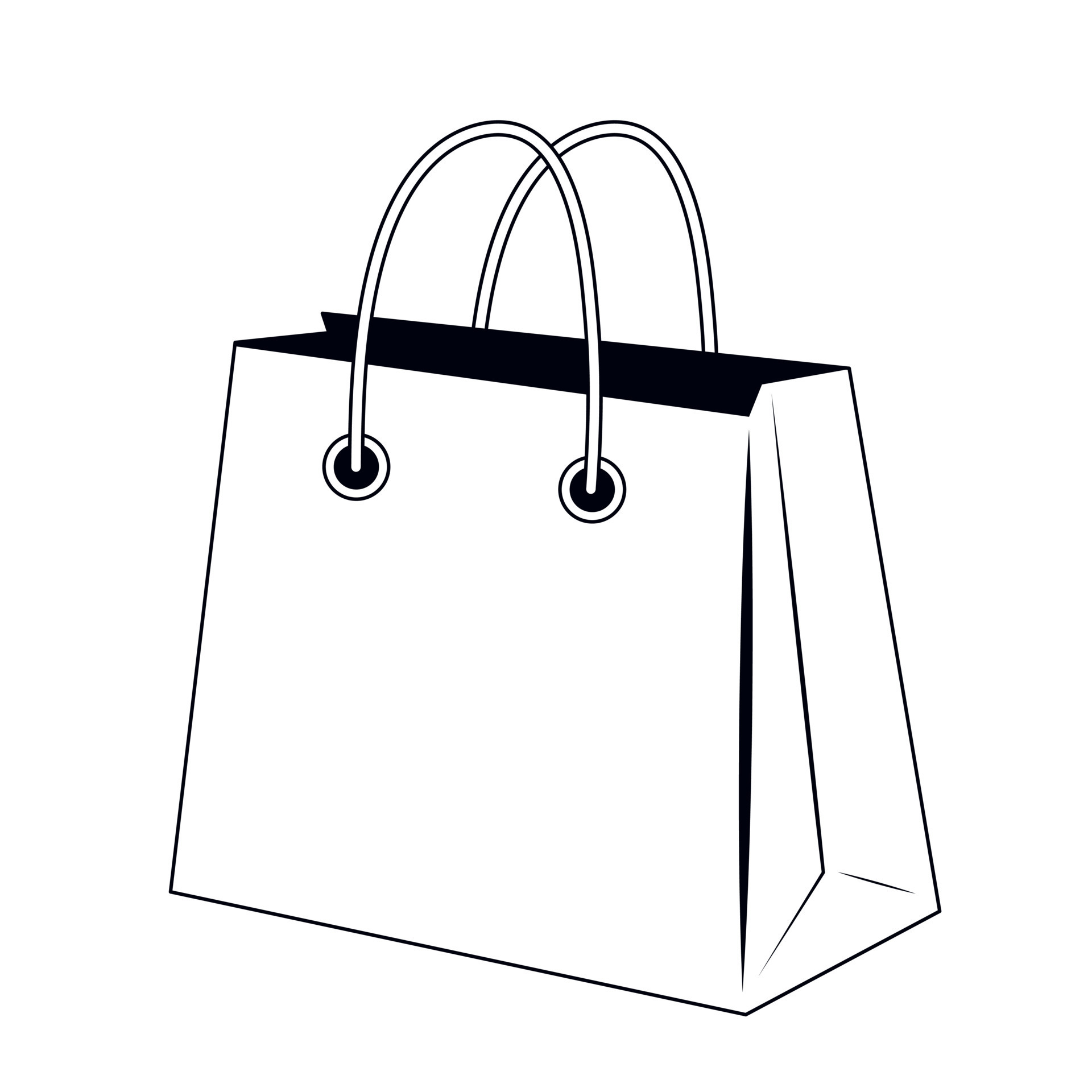 Shopping Bag Doodle Vector Art Icons And Graphics For Free Download