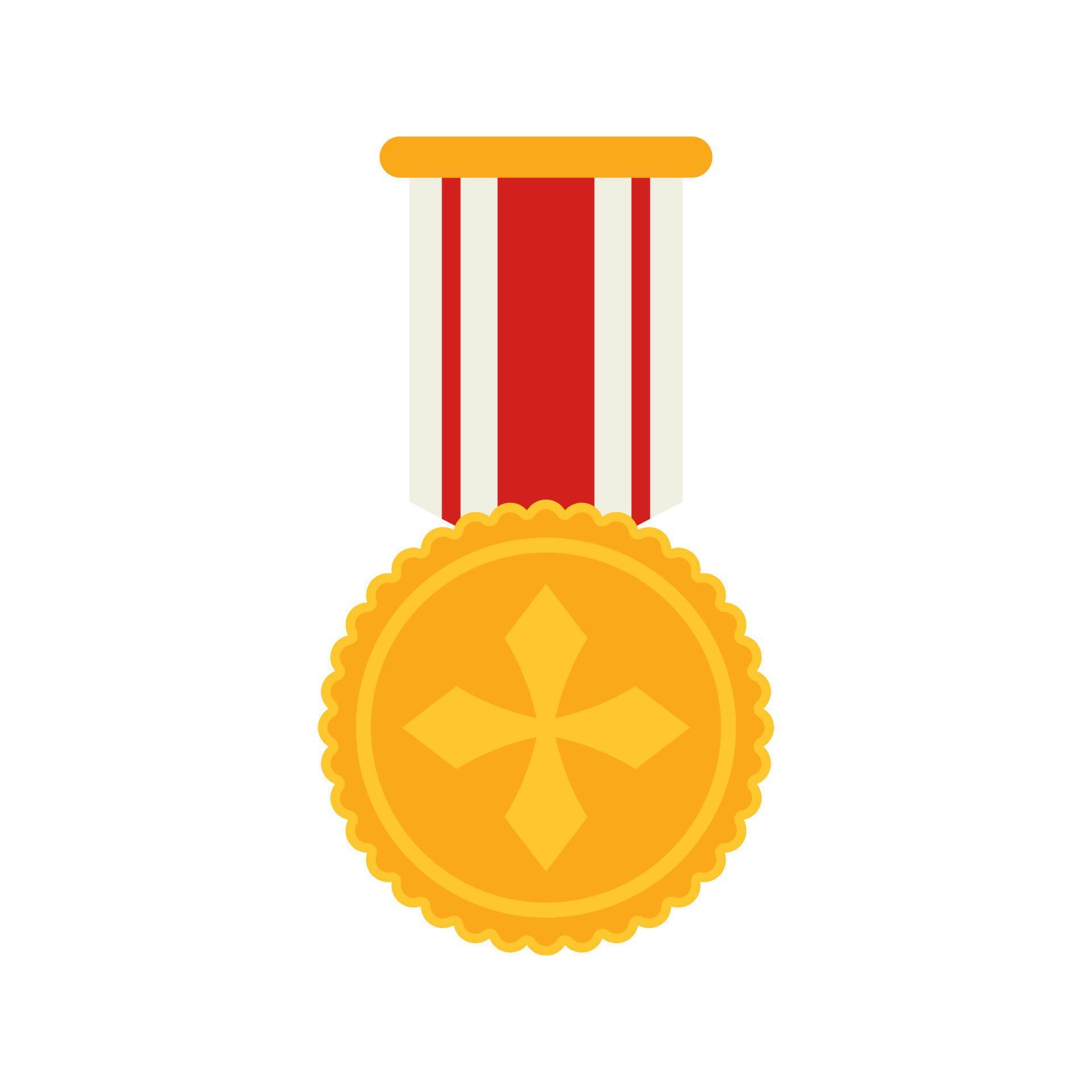Medal isolated on white background 10692725 Vector Art at Vecteezy