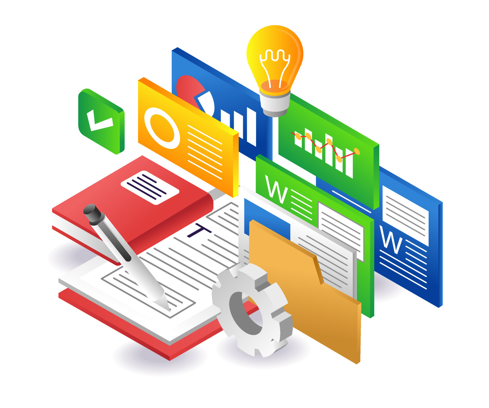 Data analysis articles 10695471 Vector Art at Vecteezy