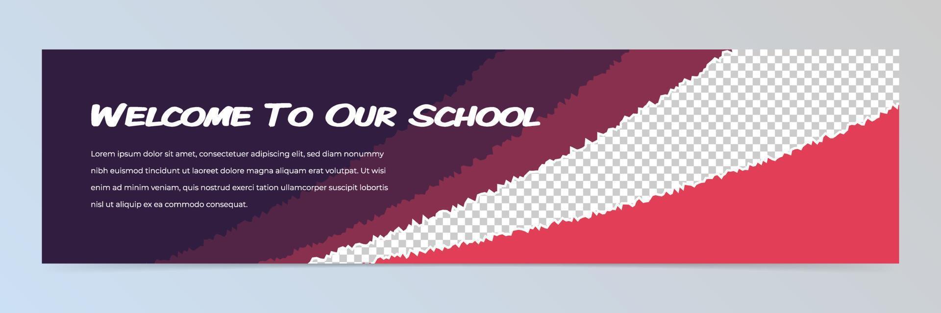 Modern abstract linkedin banner template 10696274 Vector Art at Vecteezy