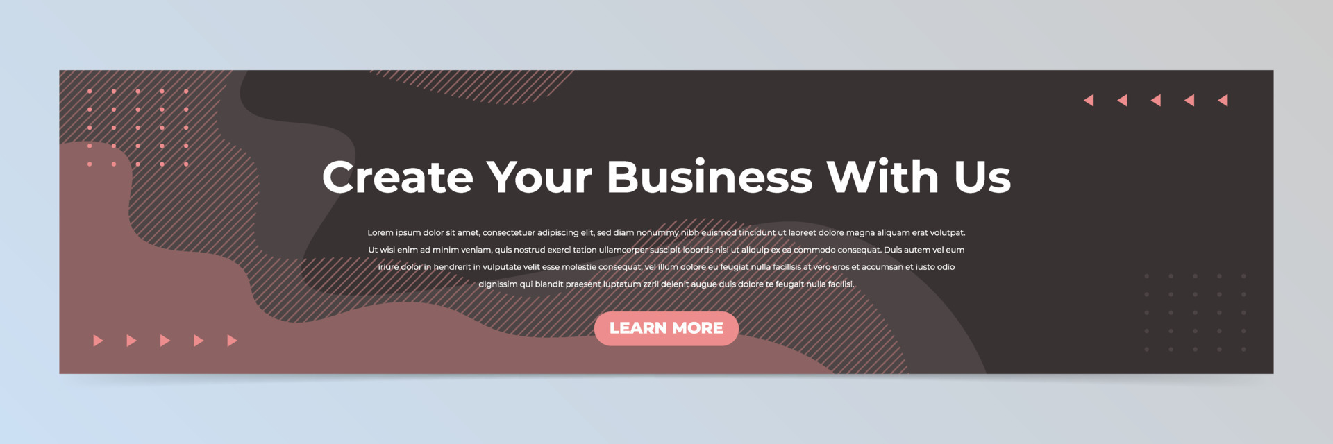 Modern abstract linkedin banner template 10696279 Vector Art at Vecteezy