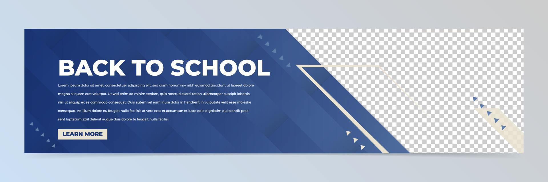 Modern abstract linkedin banner template 10696289 Vector Art at Vecteezy