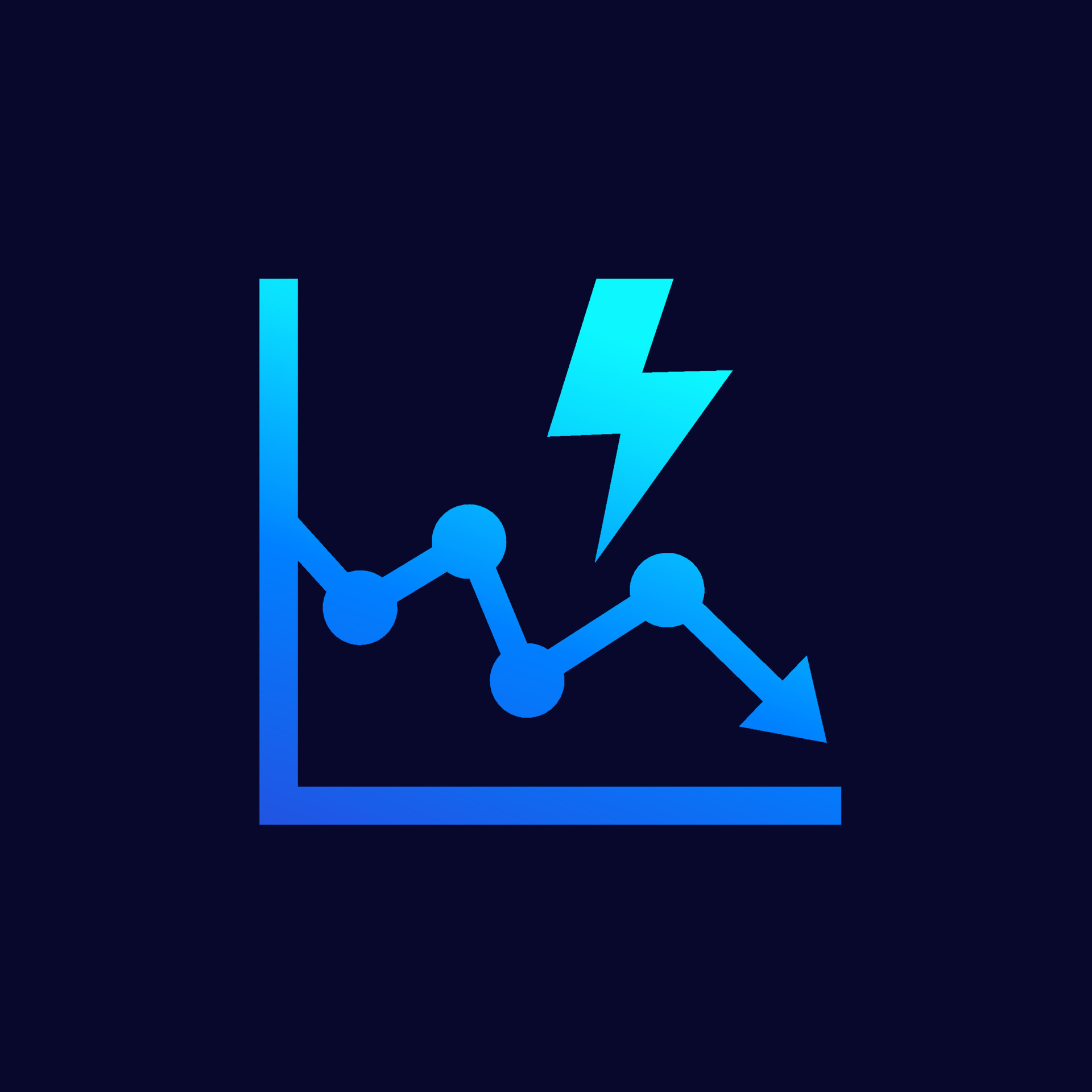power consumption decrease and reduction vector icon 10702514 Vector ...