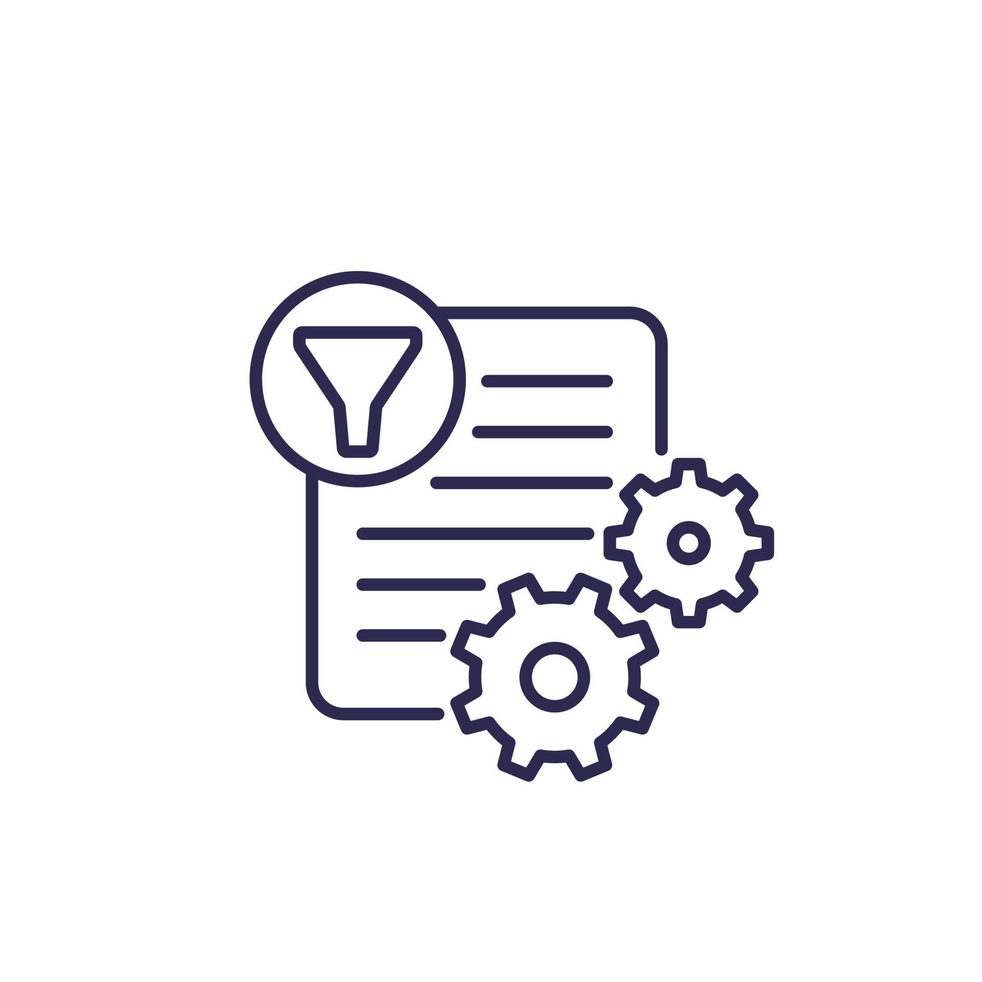 Data filtering line icon, vector 10702720 Vector Art at Vecteezy Data filtering line icon, vector 10702720 Vector Art at Vecteezy