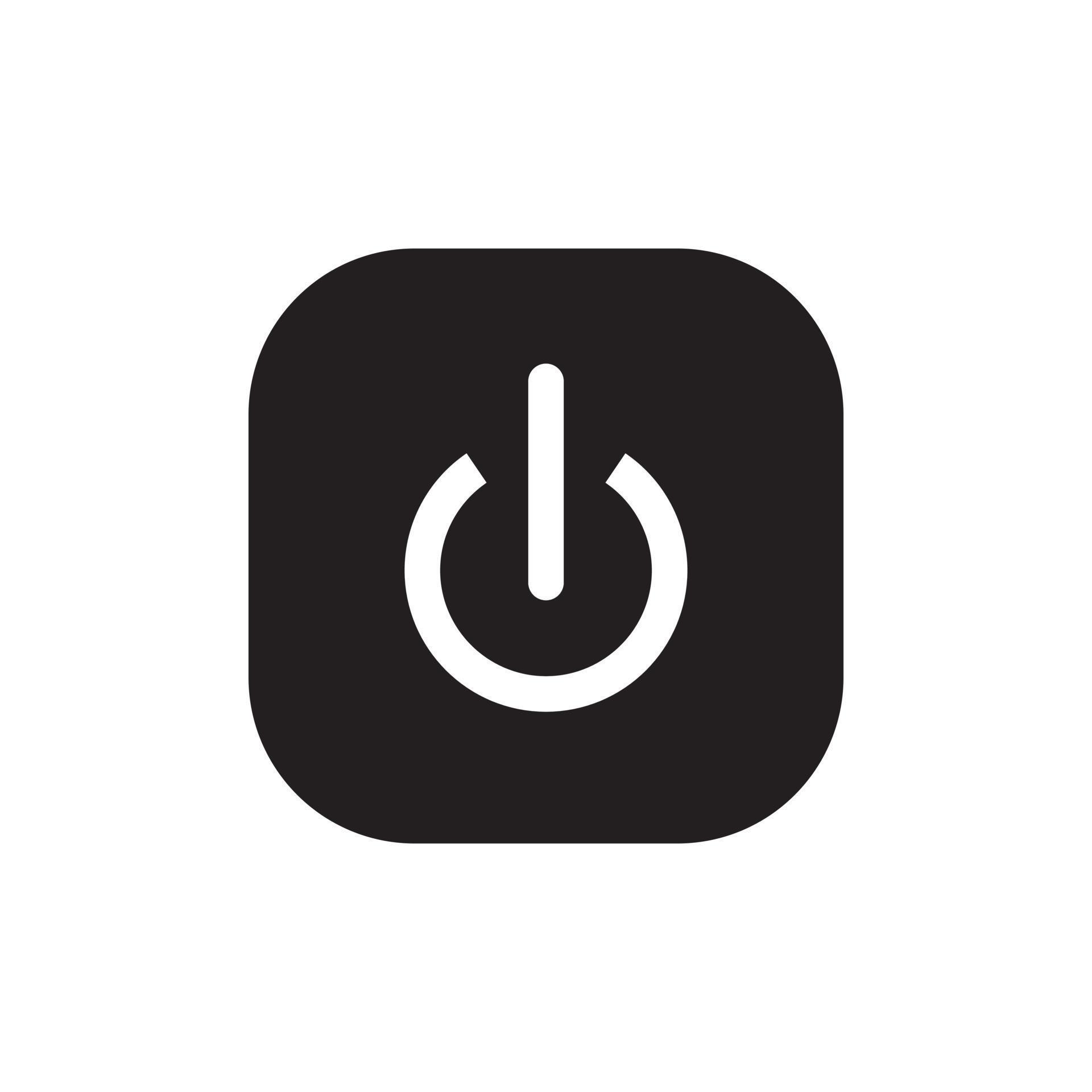 Power button, shutdown icon vector isolated on white background 10703153 Vector Art at Vecteezy