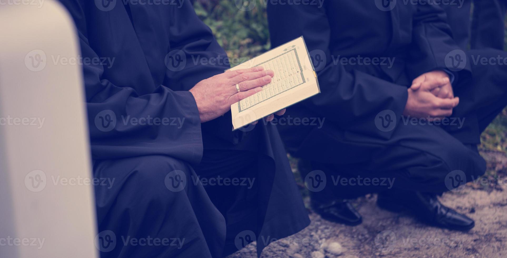 quran holy book reading by imam on islamic funeral 10706535 Stock Photo ...