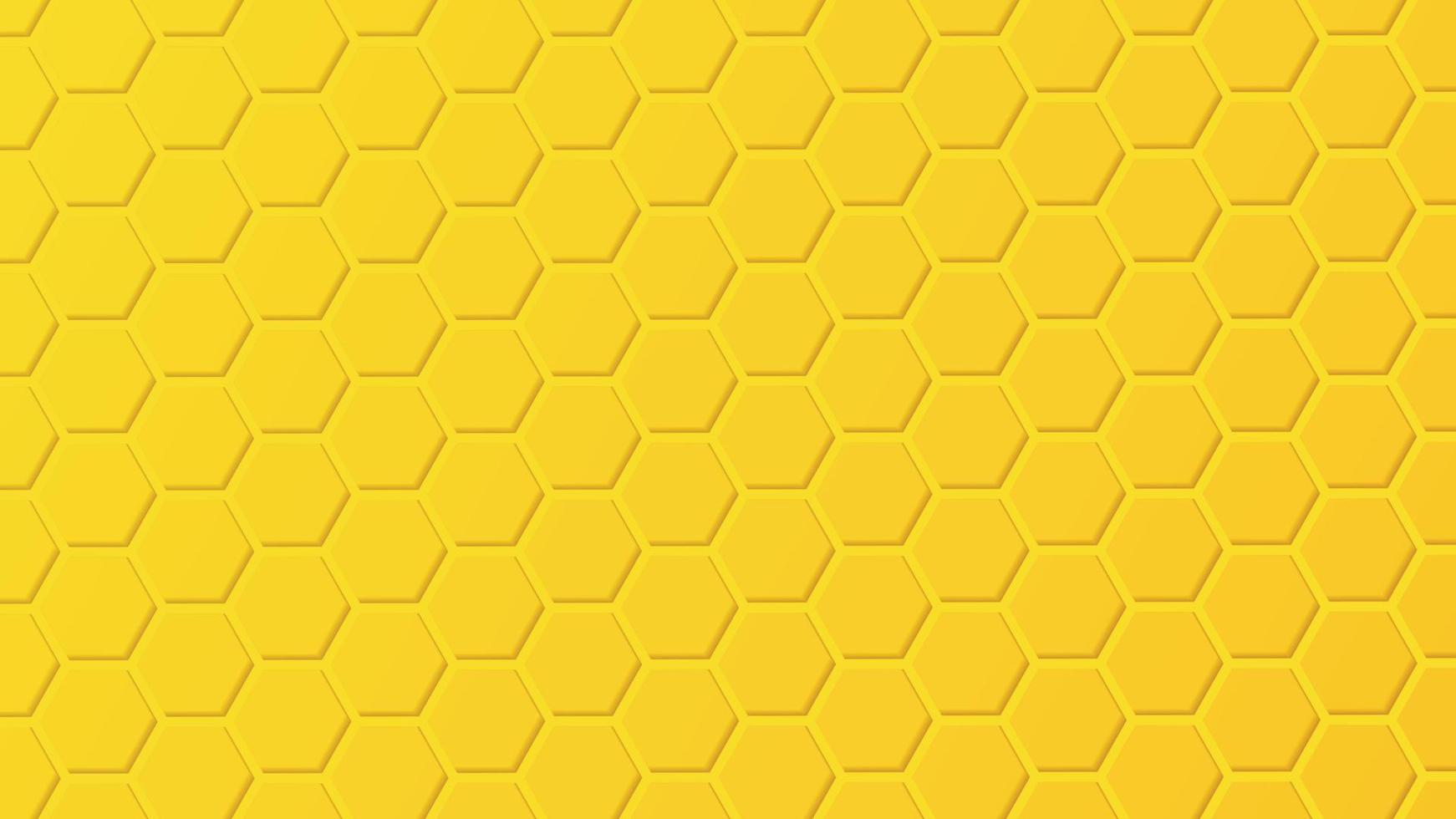 Abstract Yellow Hexagon Honeycomb Light and Shadow Vector Background ... Abstract Yellow Hexagon Honeycomb Light and Shadow Vector Background ...