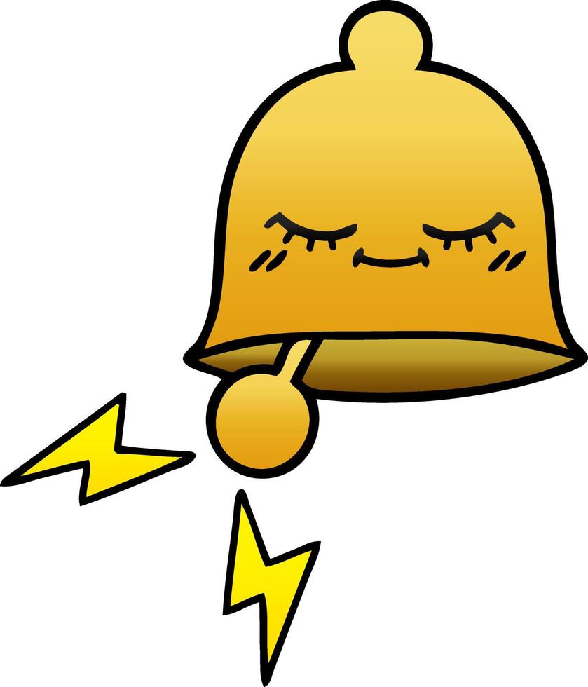 gradient shaded cartoon ringing bell 10734357 Vector Art at Vecteezy gradient shaded cartoon ringing bell 10734357 Vector Art at Vecteezy