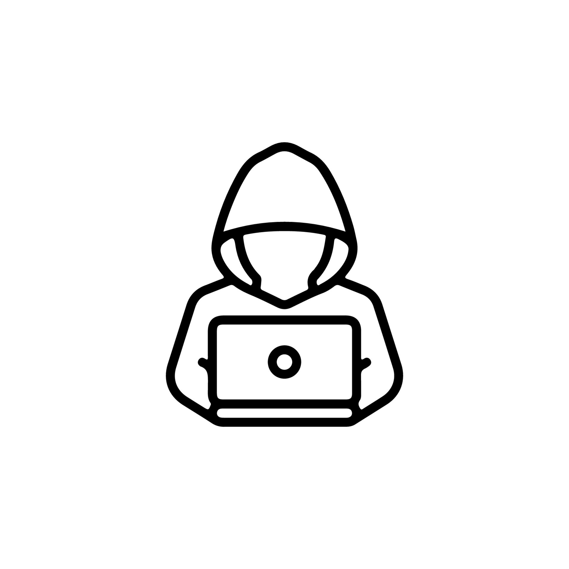 Computer Hacker Icon EPS 10 10737542 Vector Art at Vecteezy