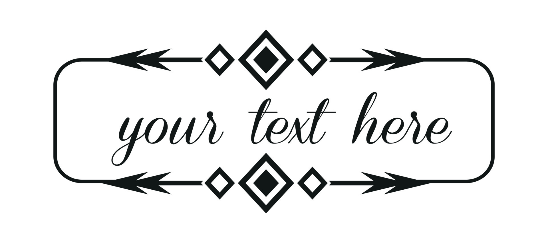Template With Text Isolated Empty Field Vector Ornaments 10743893 1696
