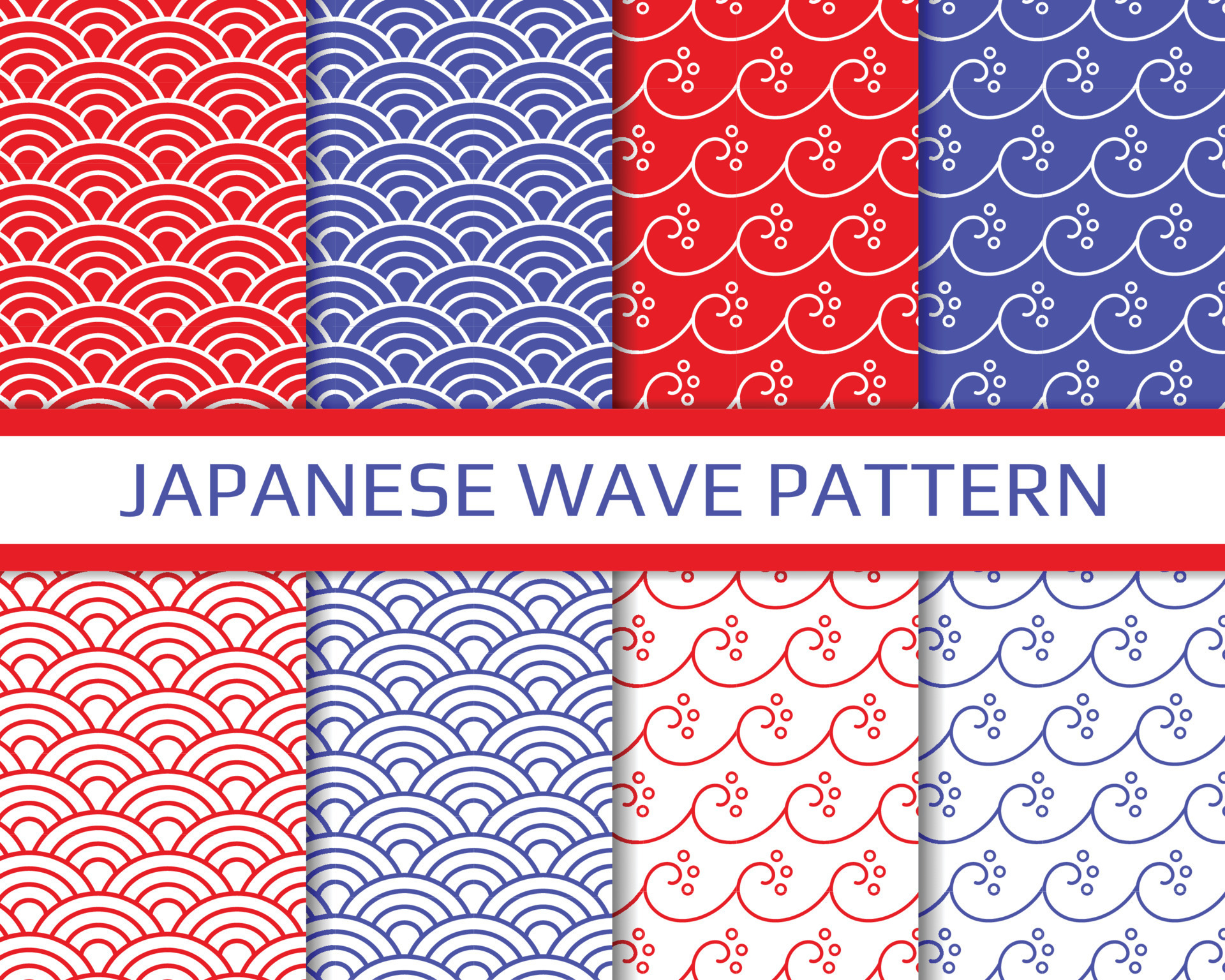 Japanese wave seamless pattern background 10747895 Vector Art at Vecteezy Japanese wave seamless pattern background 10747895 Vector Art at Vecteezy