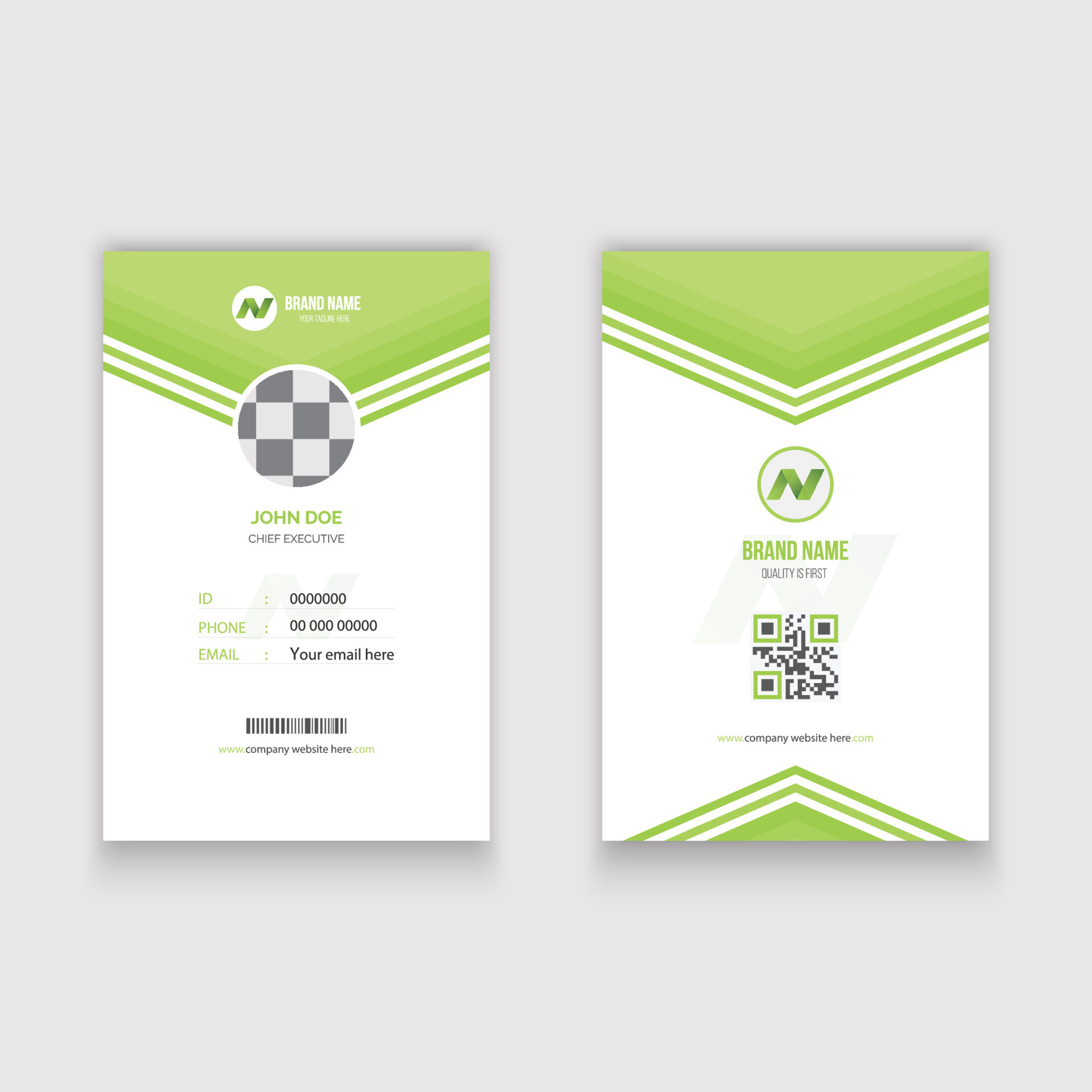 Custom Corporate Office Employee ID Card Design 10750106 Vector Art at ... Custom Corporate Office Employee ID Card Design 10750106 Vector Art at ...