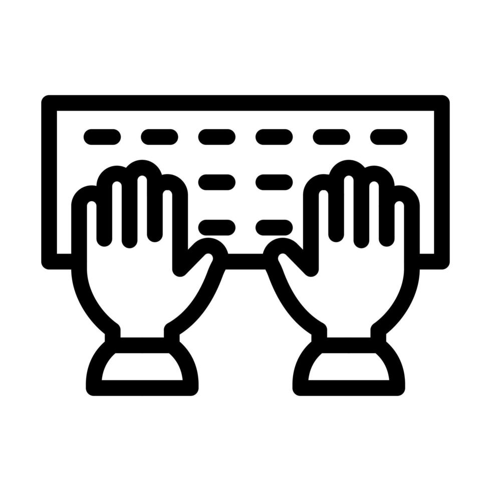 Typing Icon Design 10750505 Vector Art at Vecteezy