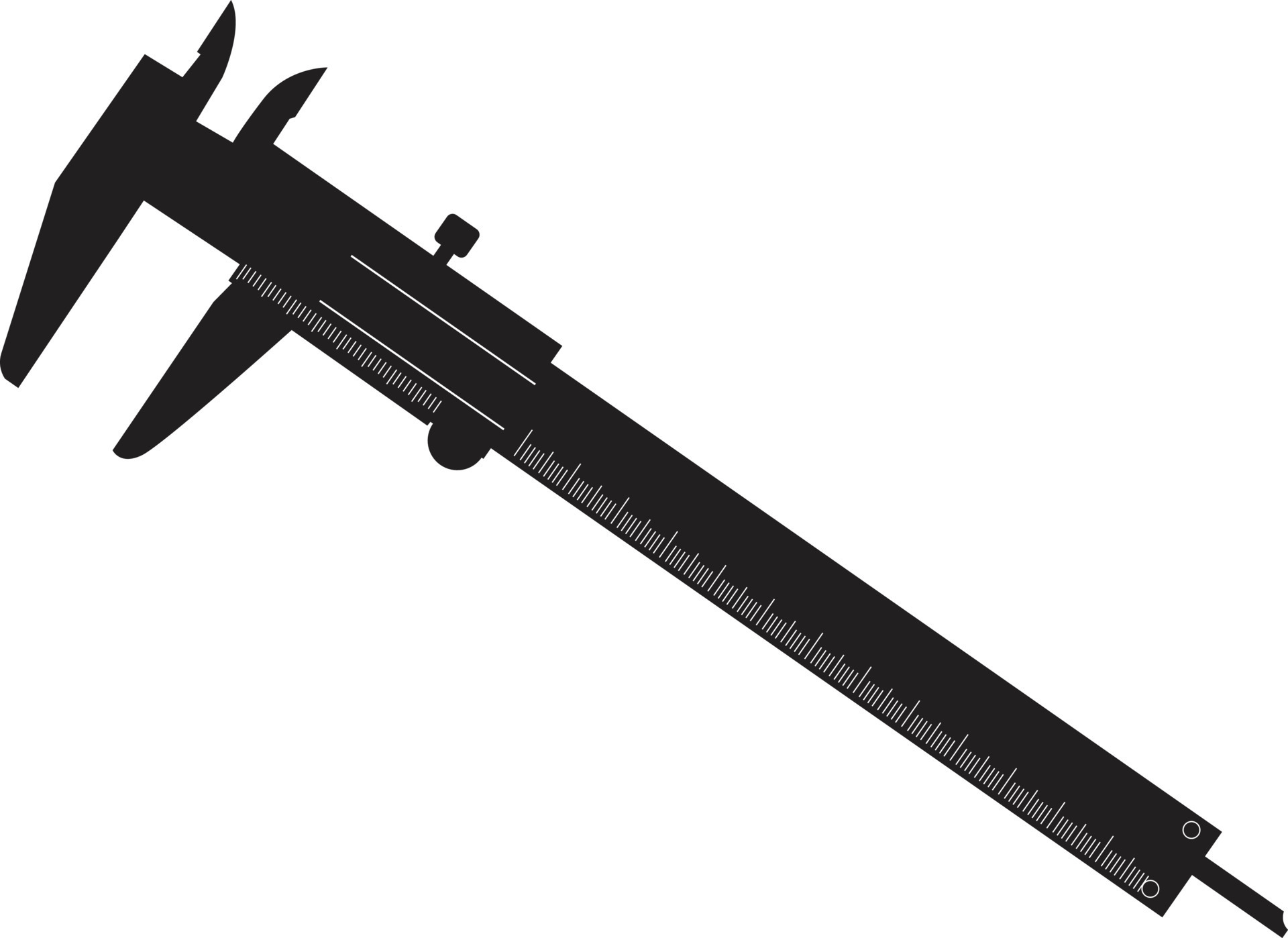 calipers measure icon on white background. vernier calipers silhouette ... calipers measure icon on white background. vernier calipers silhouette ...