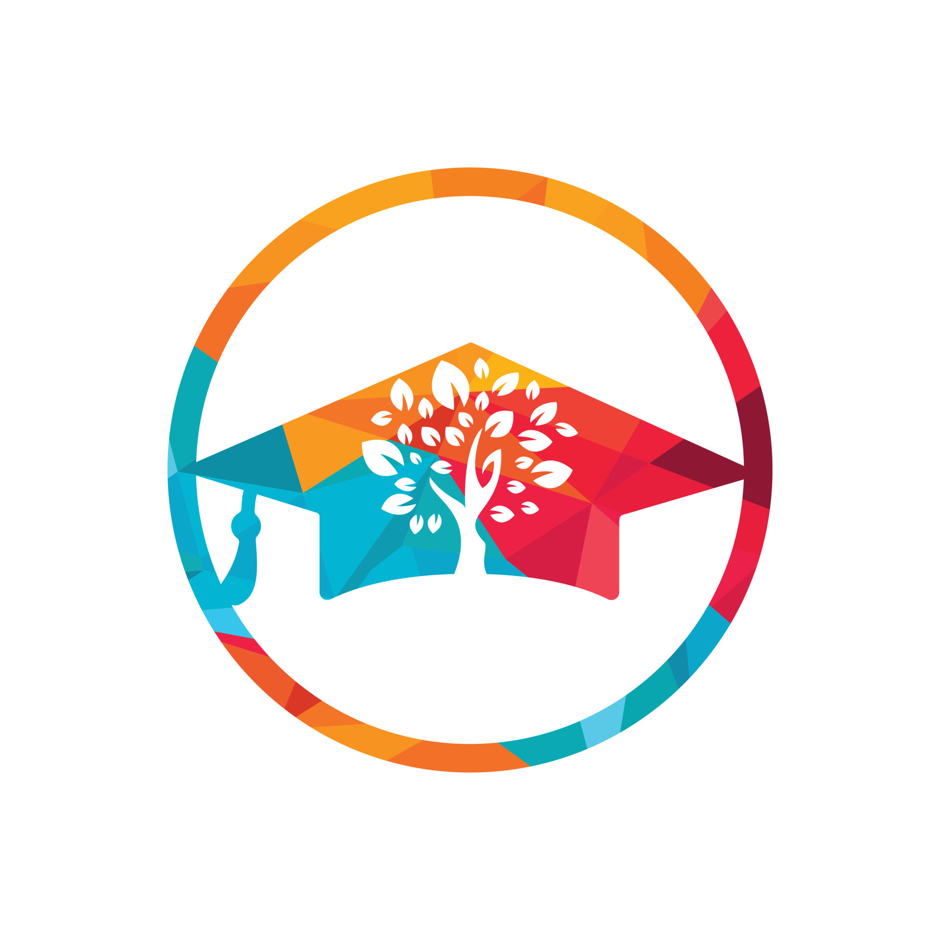 Creative Modern Nature Education Logo Design 10754064 Vector Art At Vecteezy