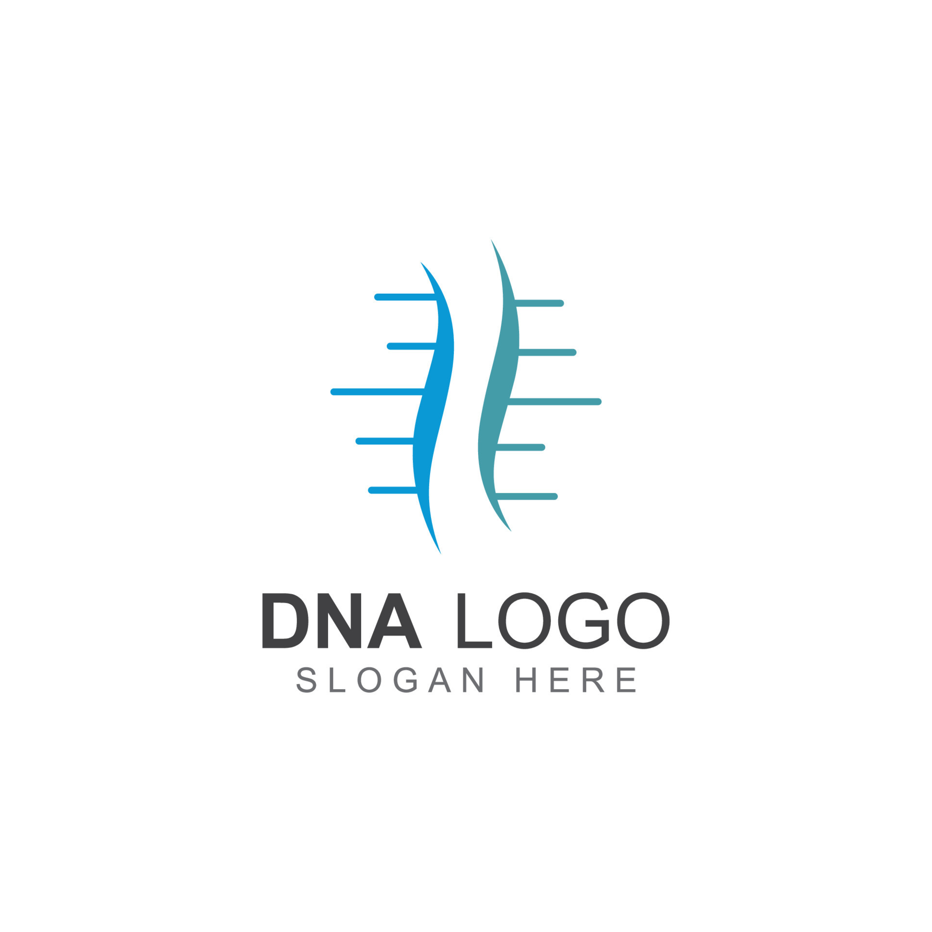 DNA vector logo. Modern medical logo, with vector illustration template design 10754457 Vector ...
