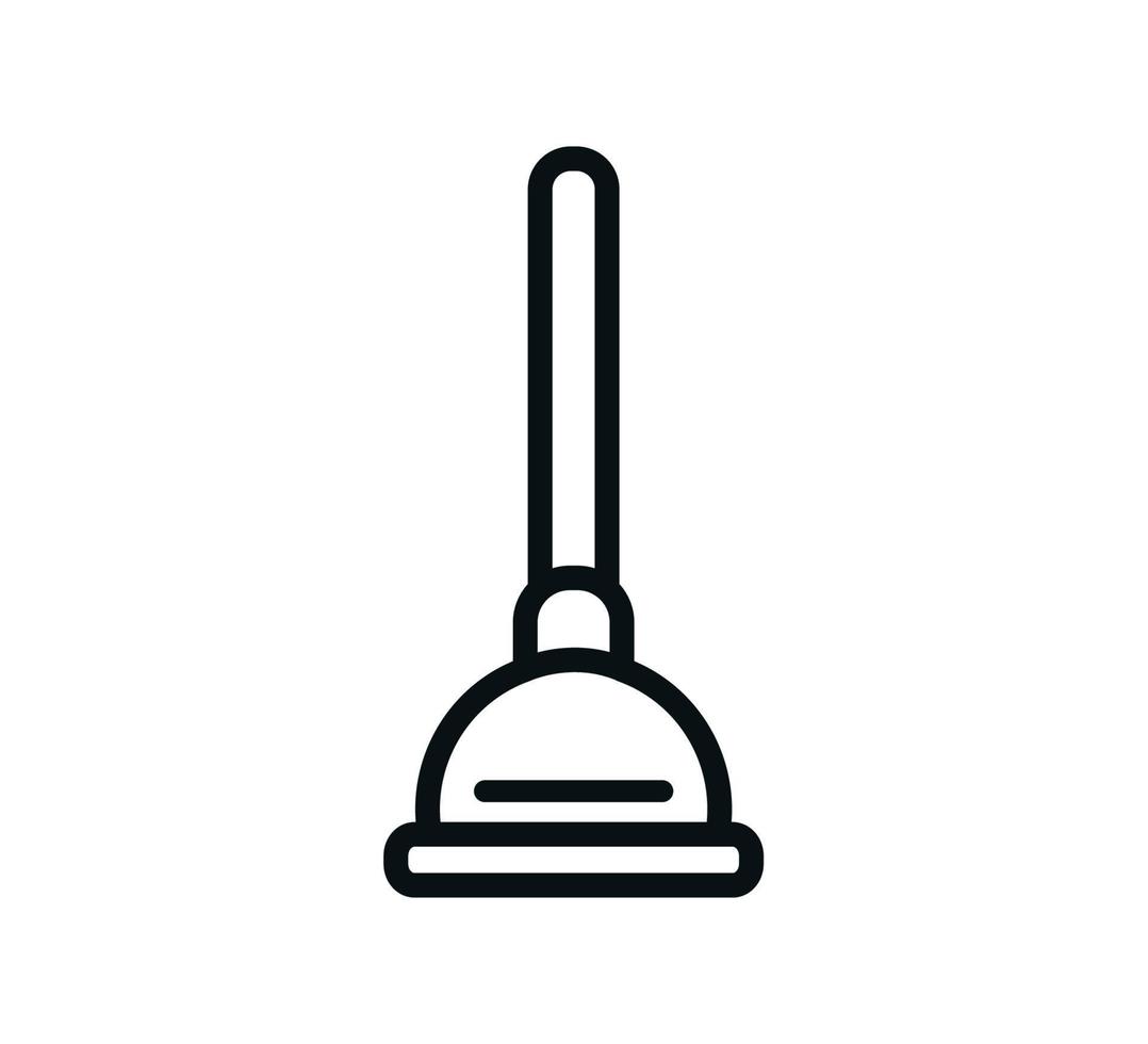 Plunger icon vector logo design template illustration 10754501 Vector ...