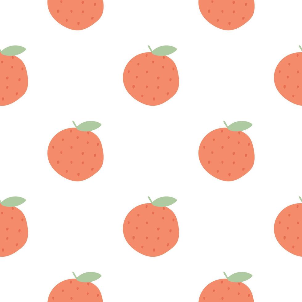 Tangerines seamless pattern 10755708 Vector Art at Vecteezy