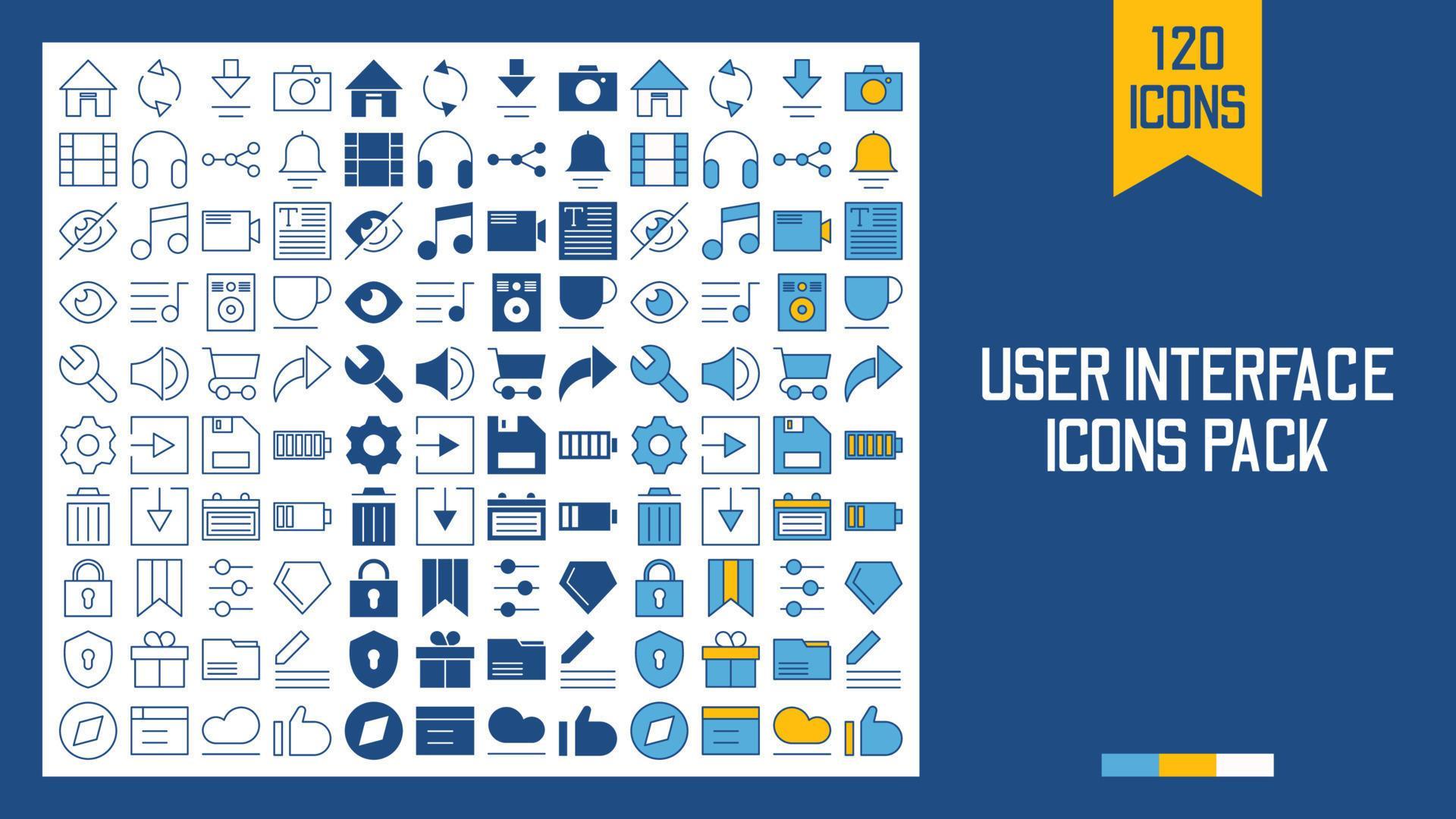 User Interface Icons Pack 10756166 Vector Art at Vecteezy