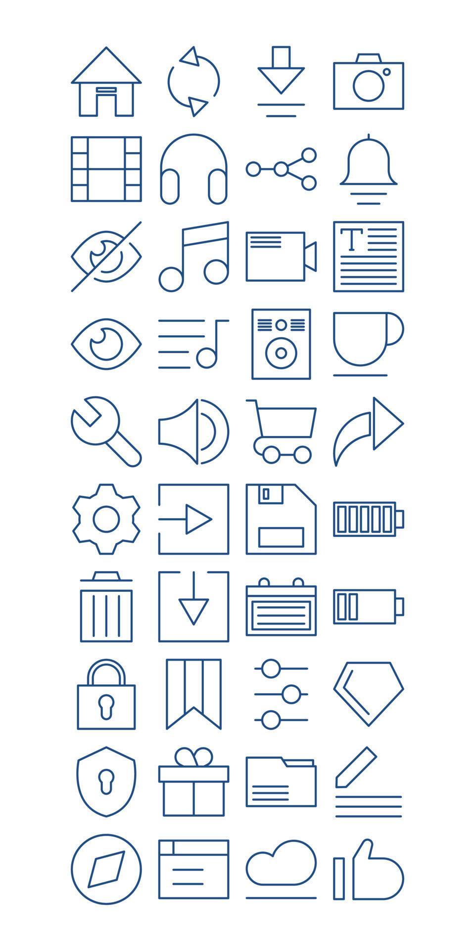User Interface Icons Pack 10756172 Vector Art at Vecteezy