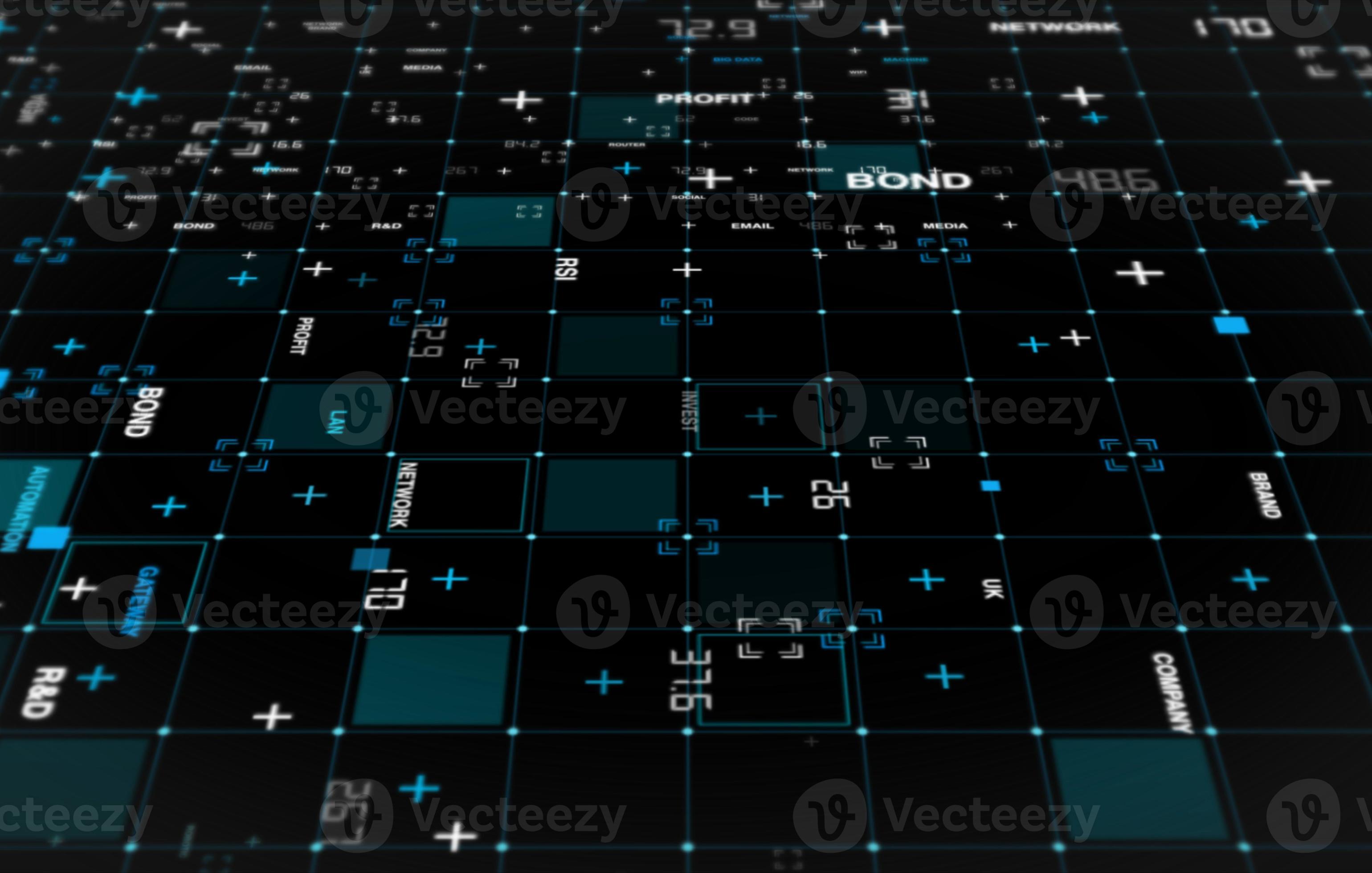 Digital technology grid abstract background 10758971 Stock Photo at ...