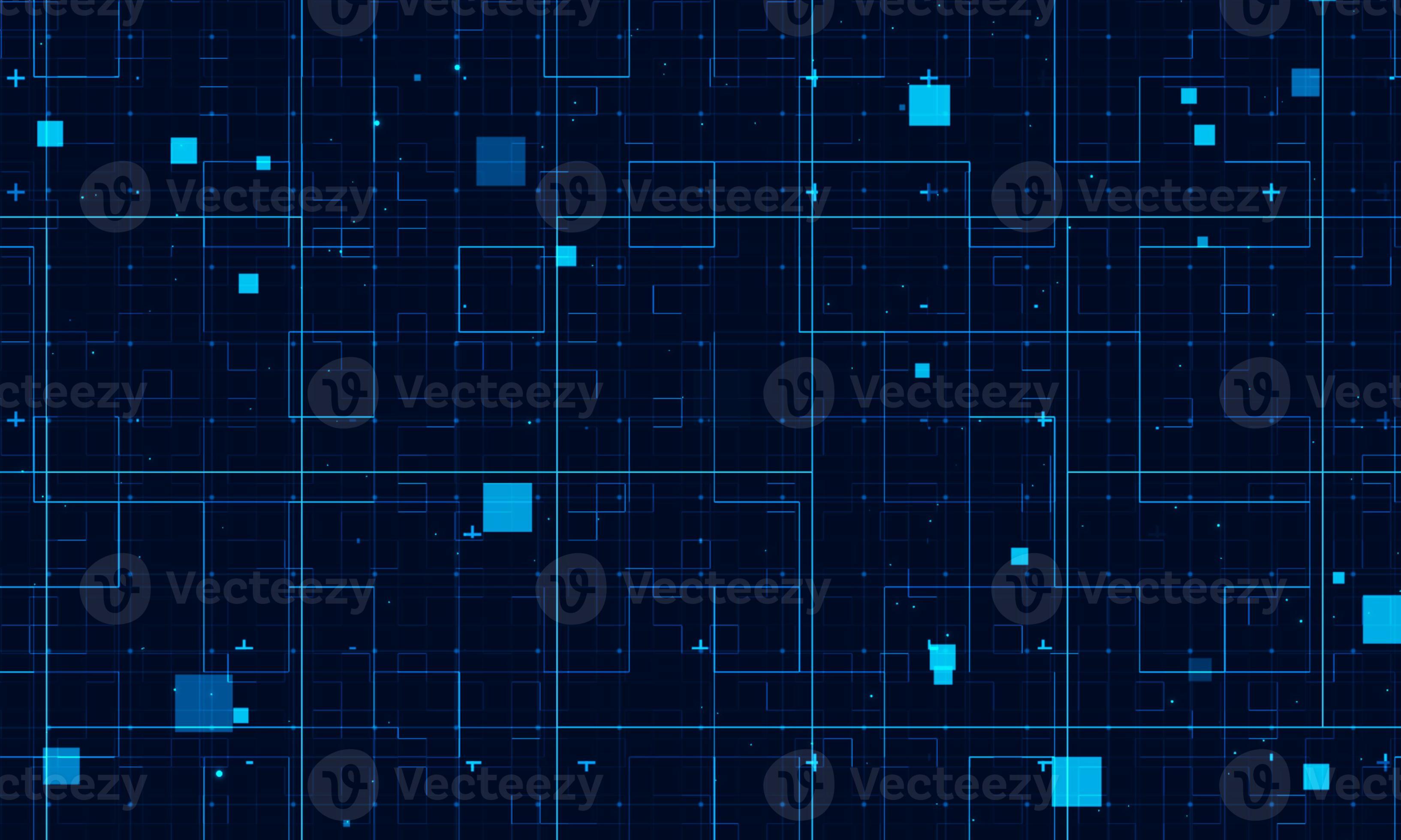 Abstract Grid Pattern Technology Background. 10759269 Stock Photo at ...