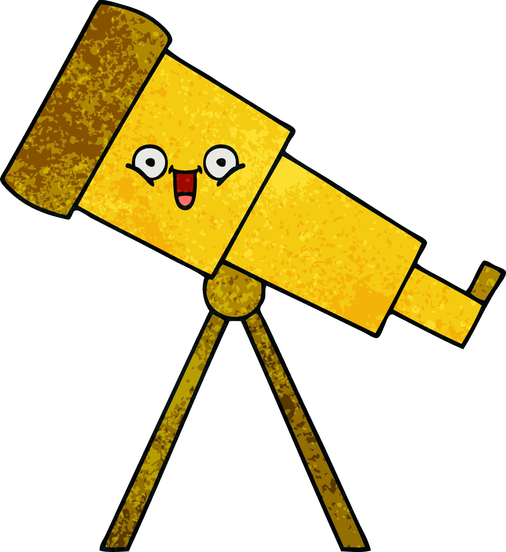 retro grunge texture cartoon telescope 10761946 Vector Art at Vecteezy retro grunge texture cartoon telescope 10761946 Vector Art at Vecteezy