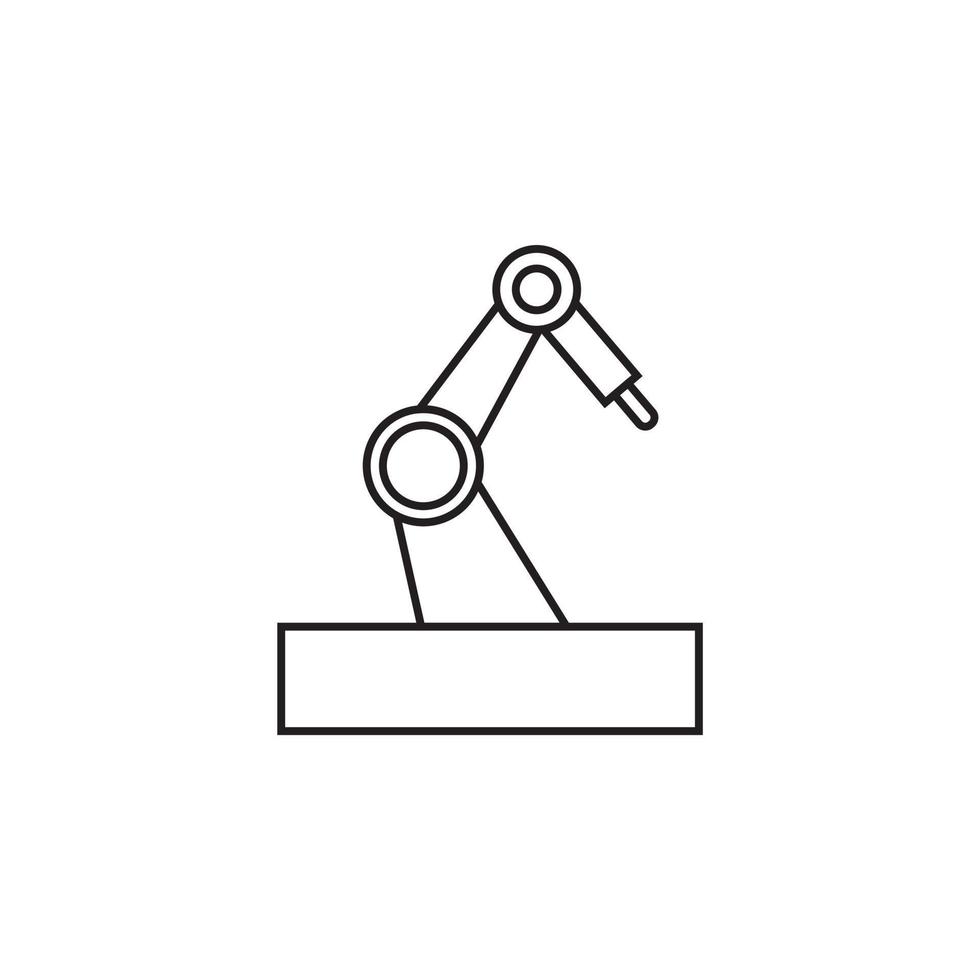 robotic porcess automation vector for website symbol icon presentation ...