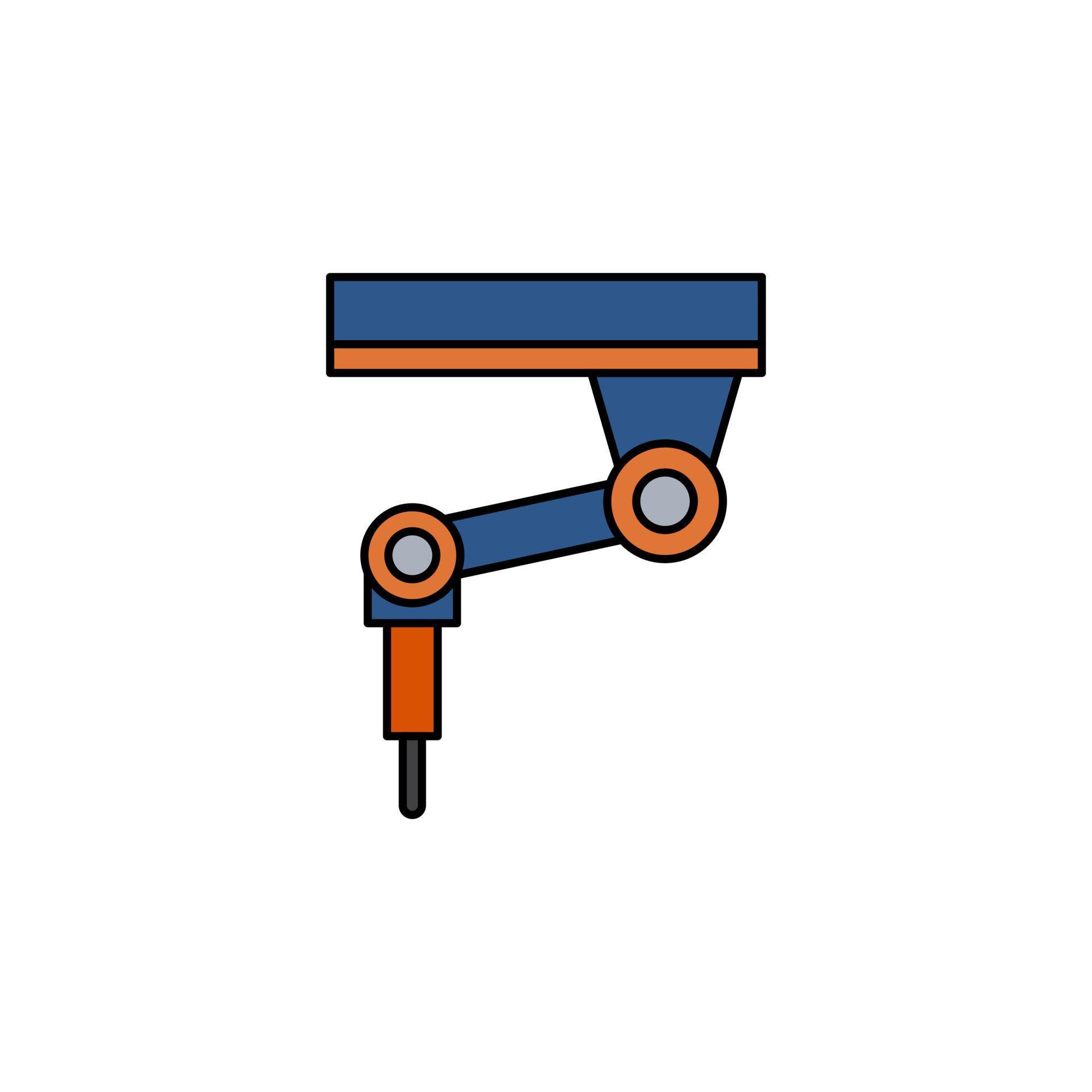 robotic porcess automation vector for website symbol icon presentation ...