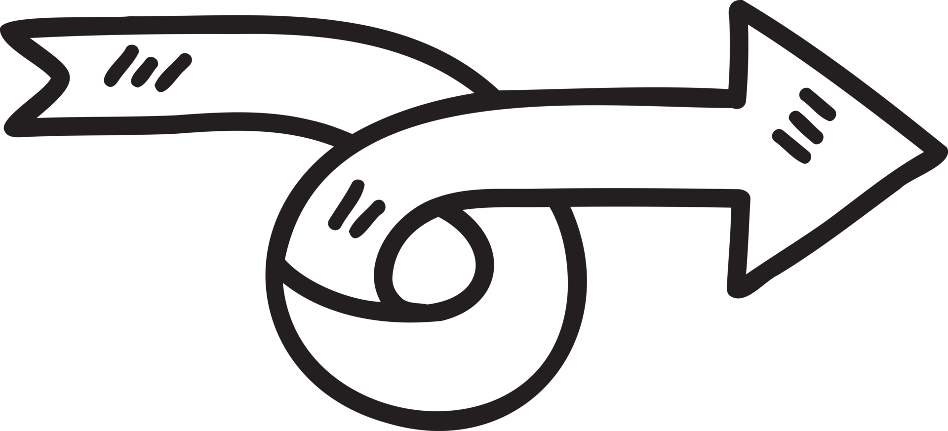 Doodle Arrow Clip Art Png