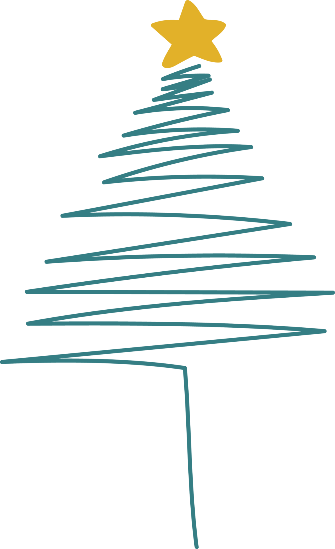 christmas tree cartoon doodle 10791639 PNG