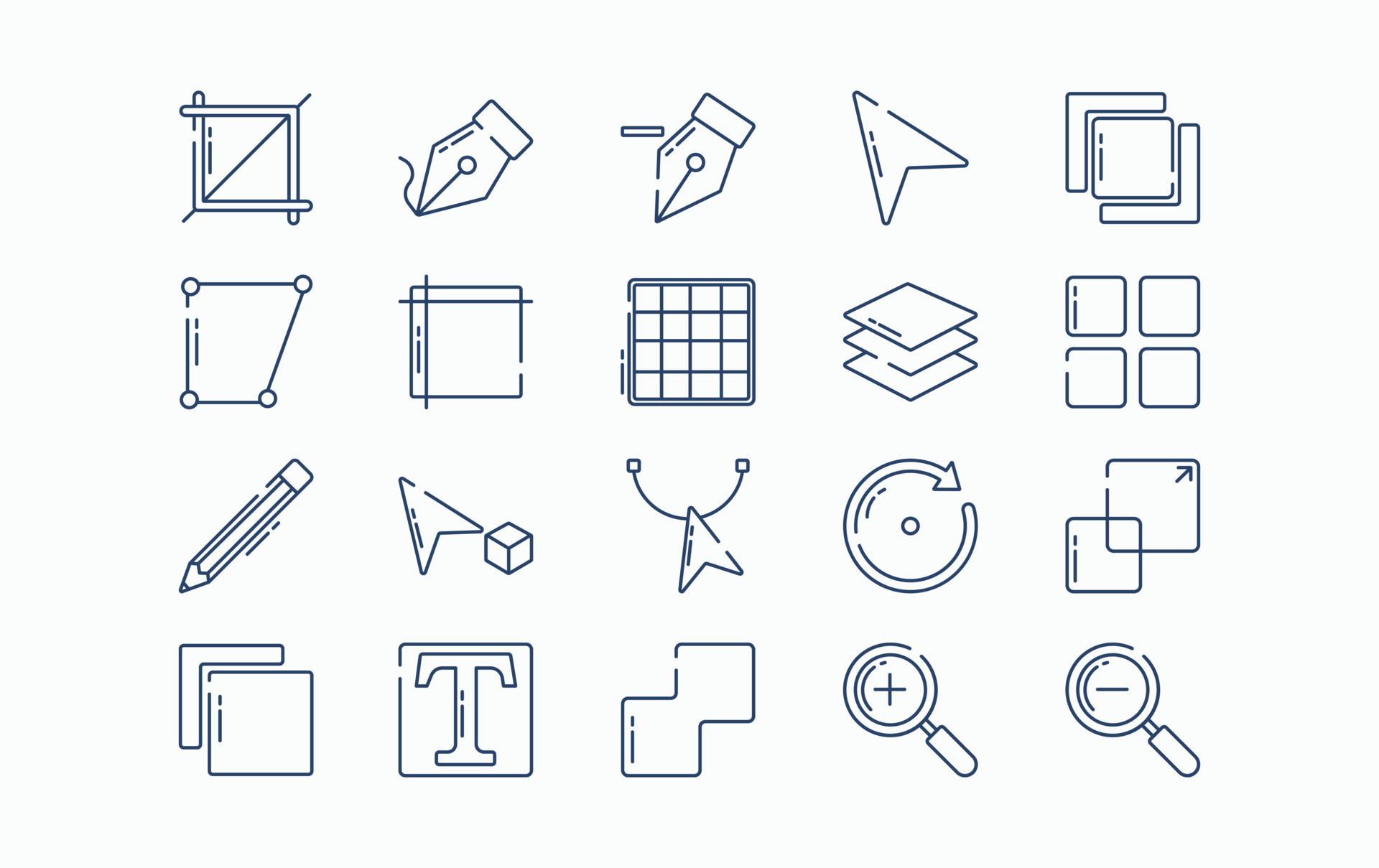 Tools Interface icon set 10792263 Vector Art at Vecteezy