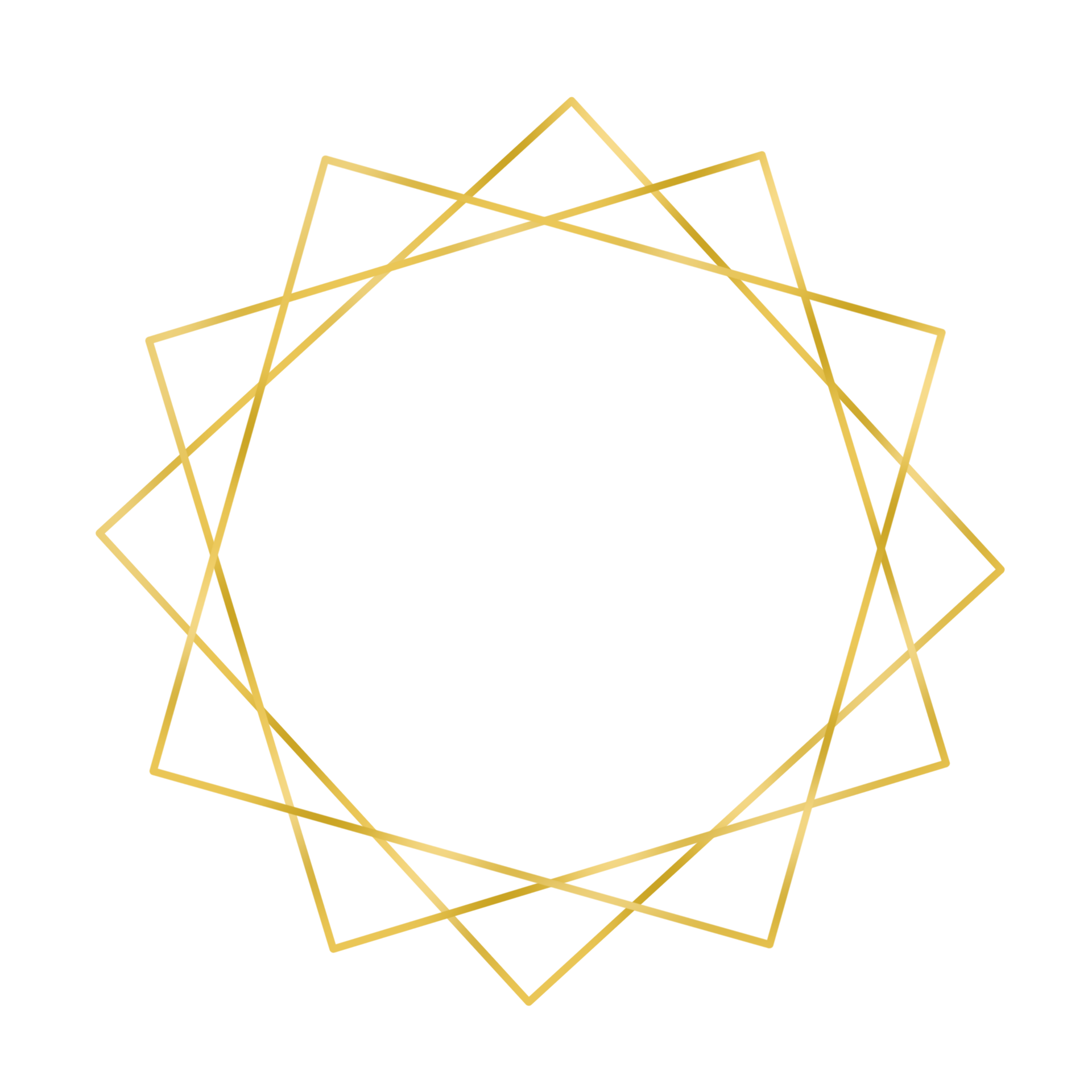 Elegante Moldura Dourada 10792389 Png