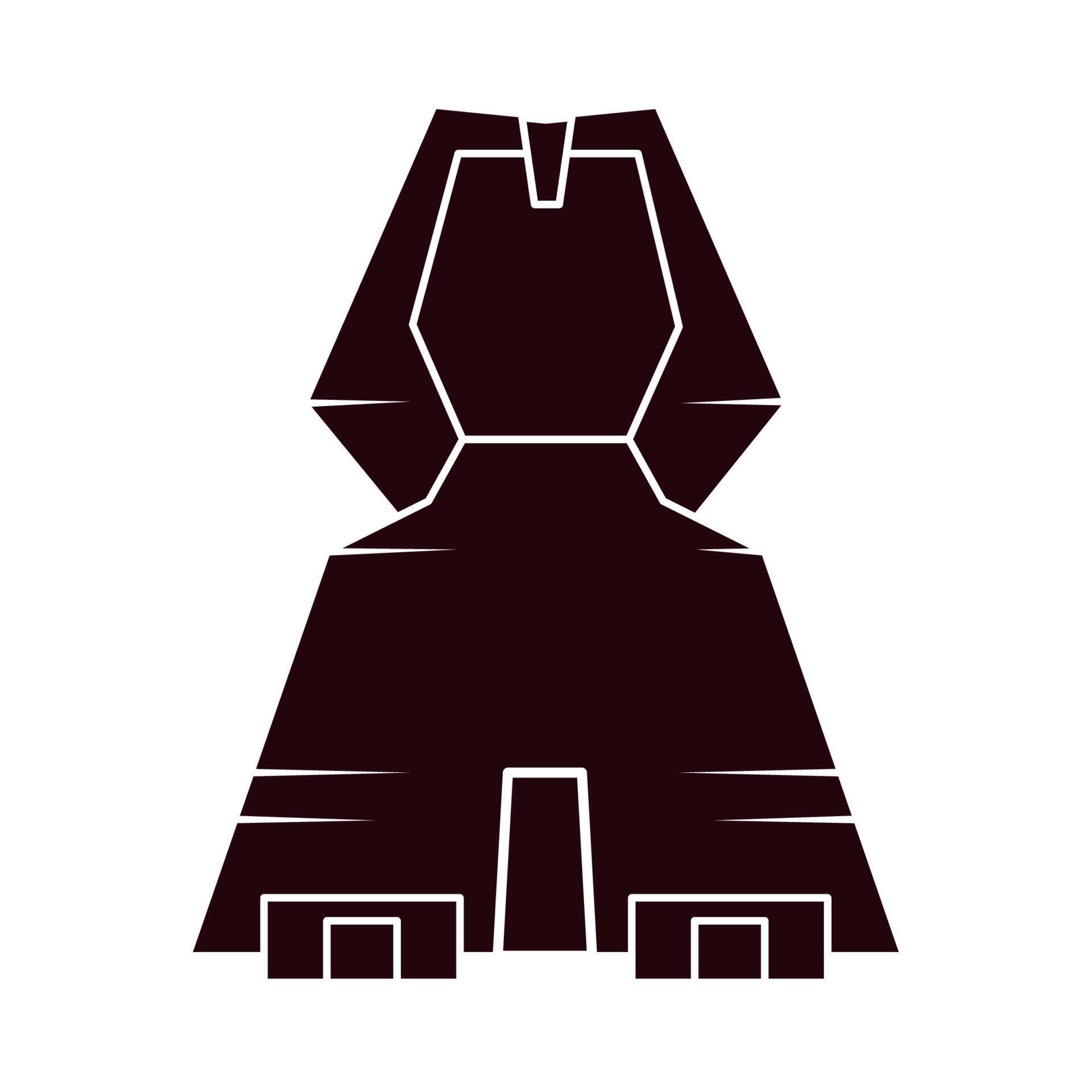 egypt sphinx head 10793341 Vector Art at Vecteezy