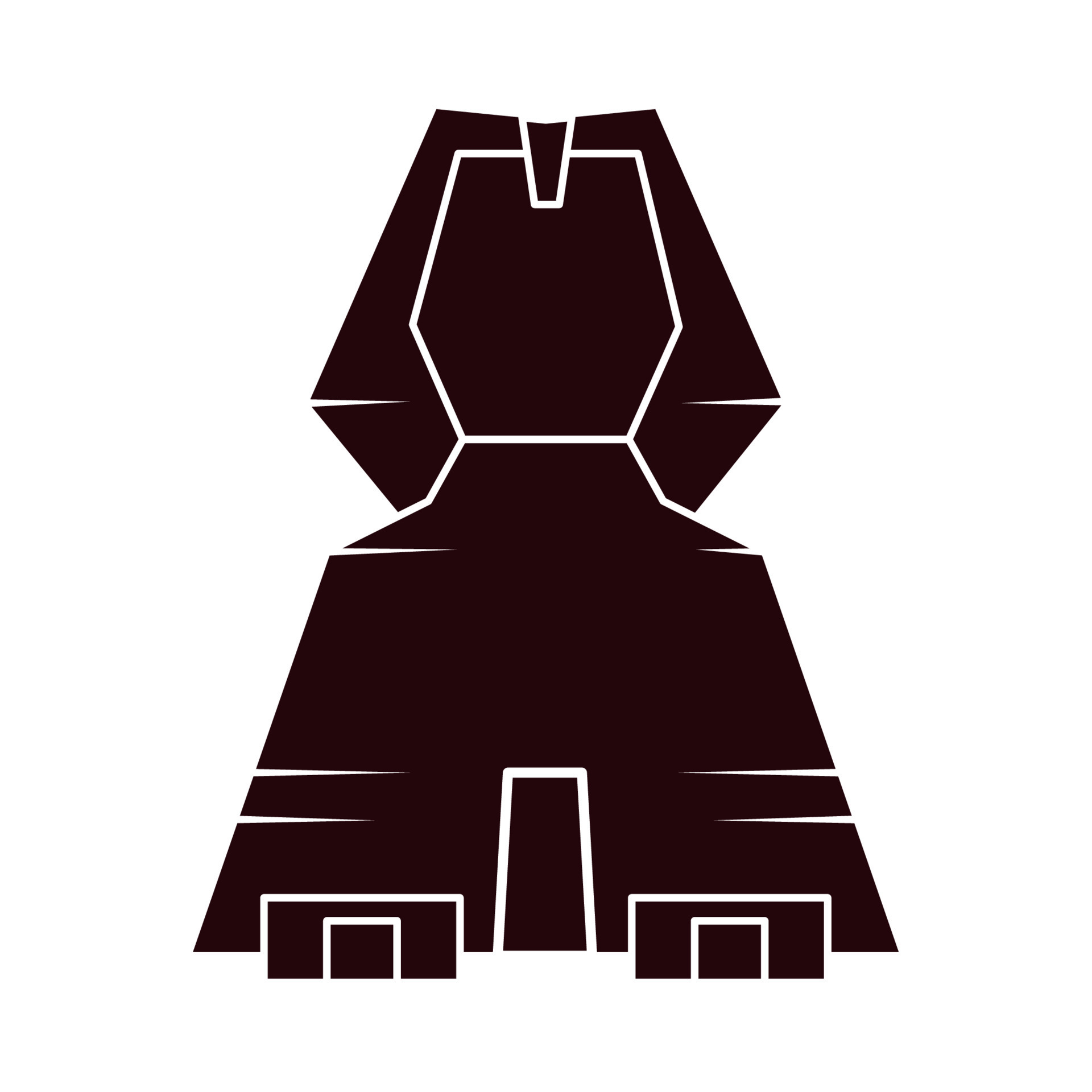 egypt sphinx head 10793341 Vector Art at Vecteezy