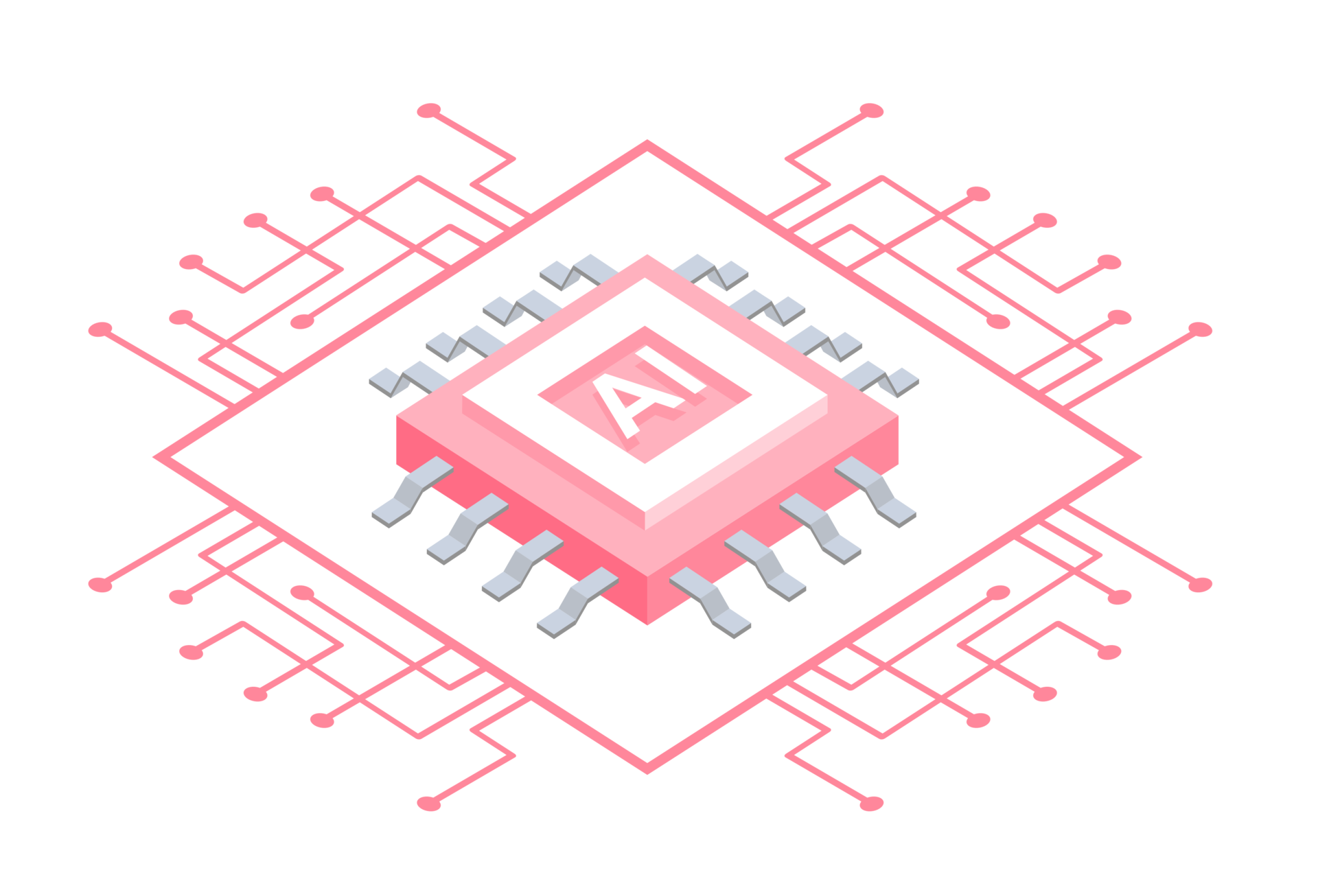 archivo png de circuito de tecnología de inteligencia artificial rosa ... archivo png de circuito de tecnología de inteligencia artificial rosa ...